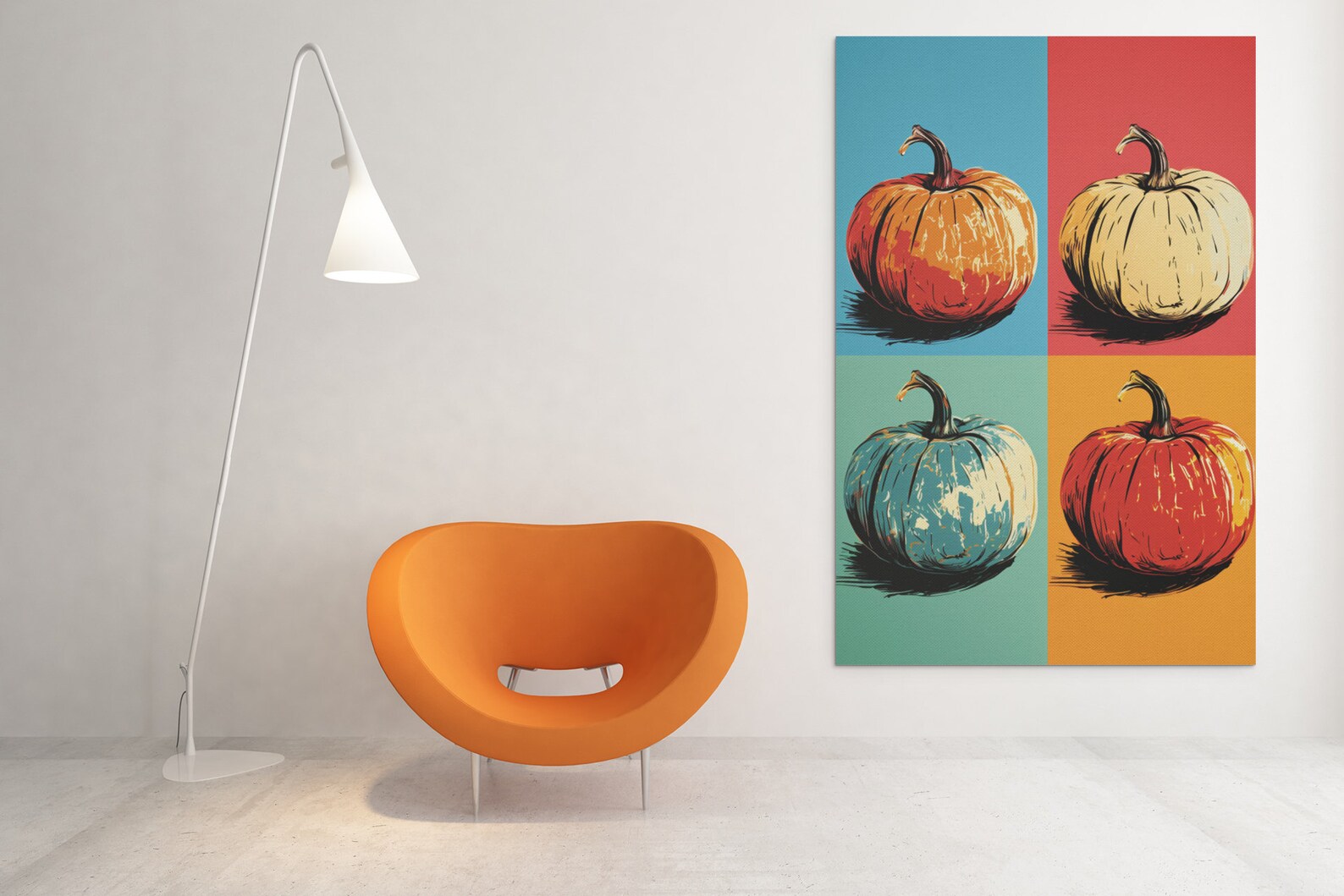Andy Warhol Pumpkin Print, Pop Art, Pumpkin Wall Art, Andy Warhol ...