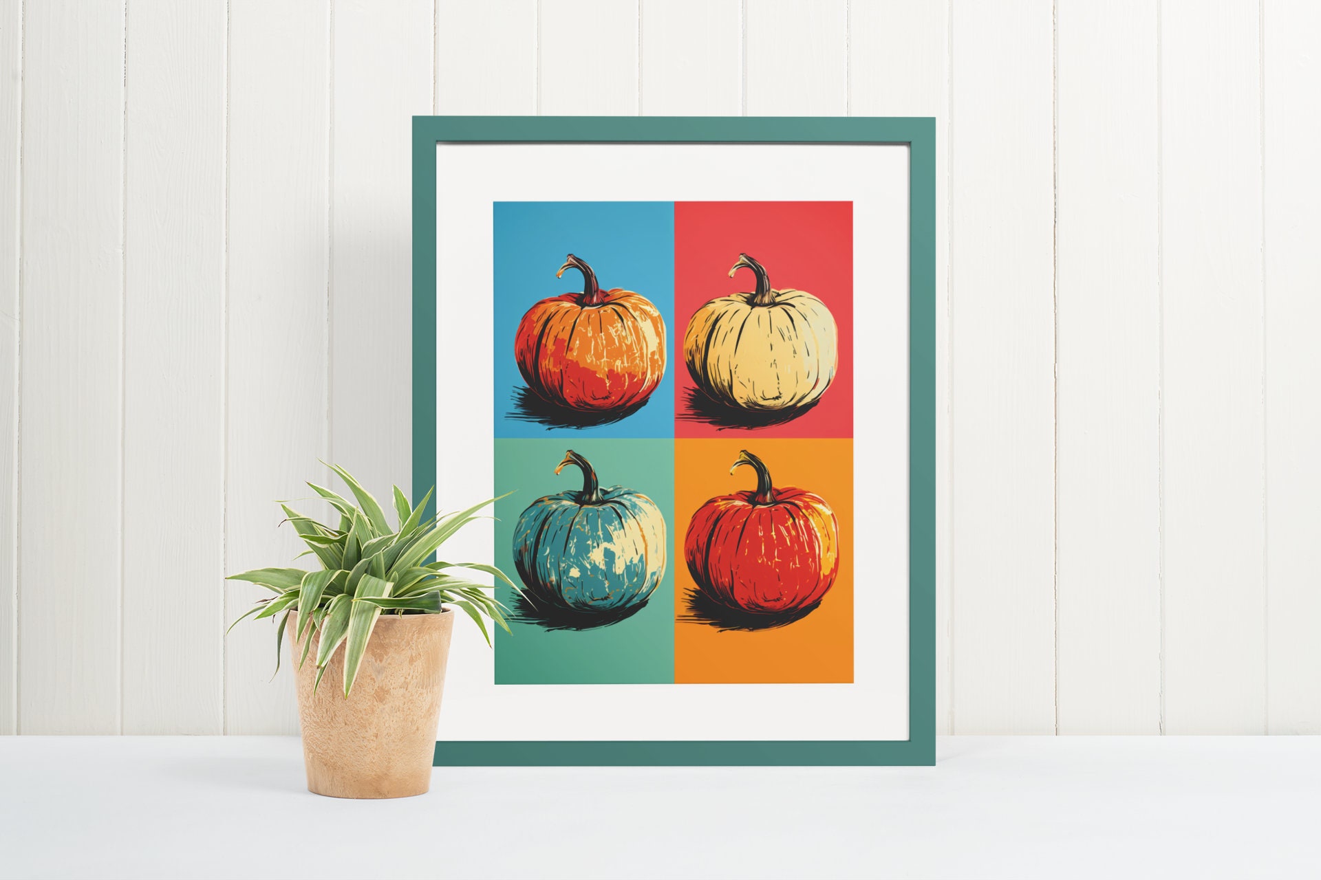 Andy Warhol Pumpkin Print, Pop Art, Pumpkin Wall Art, Andy Warhol ...