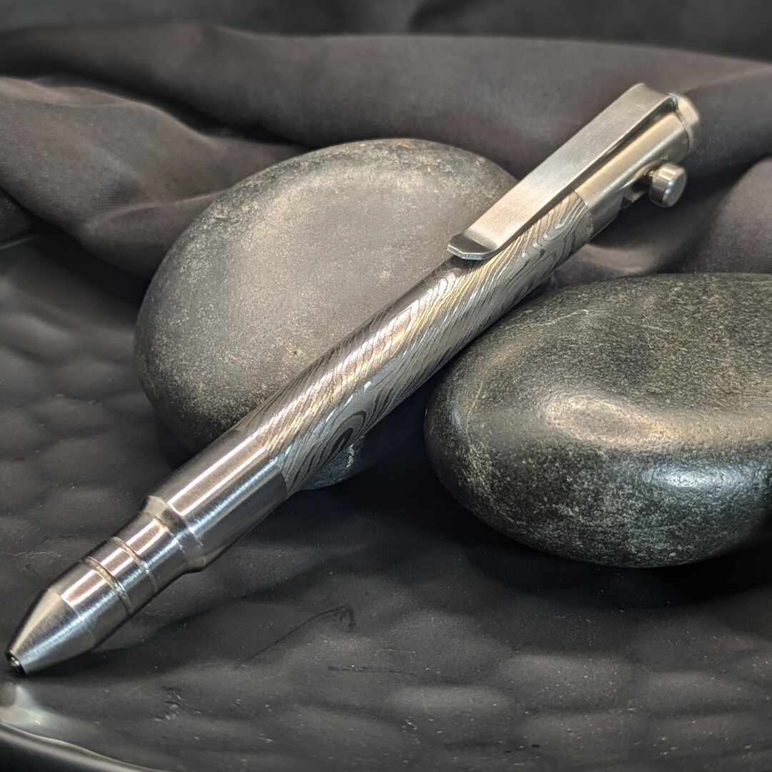 Damascus Steel Pen Handmade, Damascus Pen Hand Forged, Damascus Steel ...