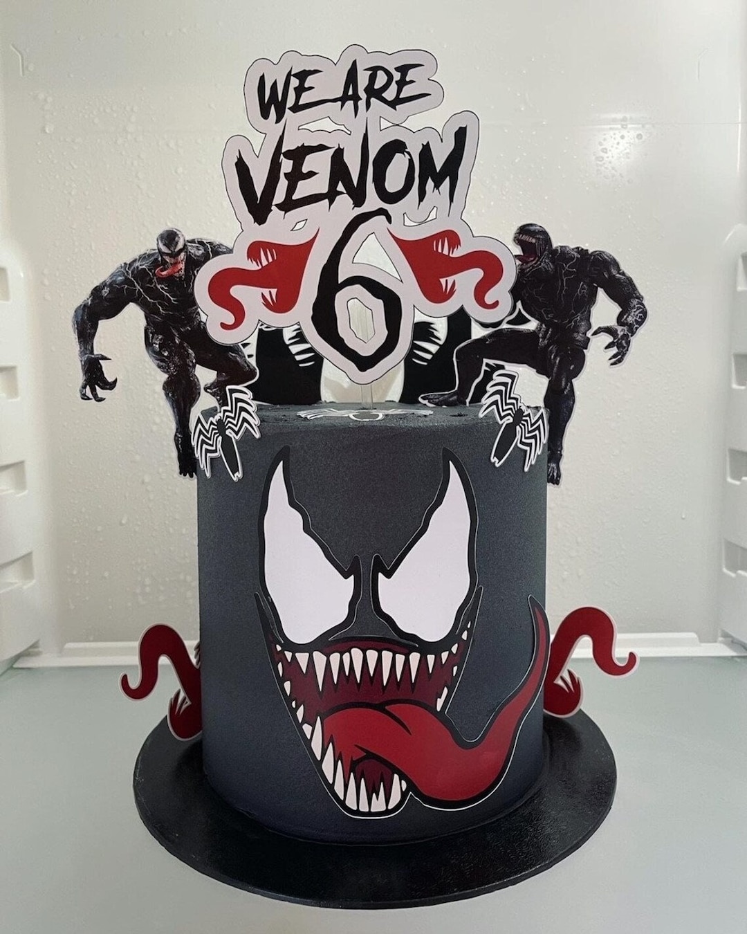 Venom Cake Topper Set - Etsy