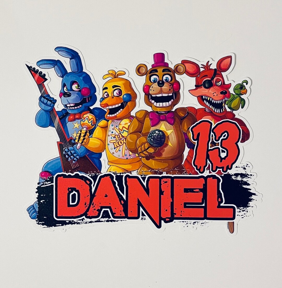 FNAF Cake Topper, Five Nights at Freddy's please Read Listing Details ...