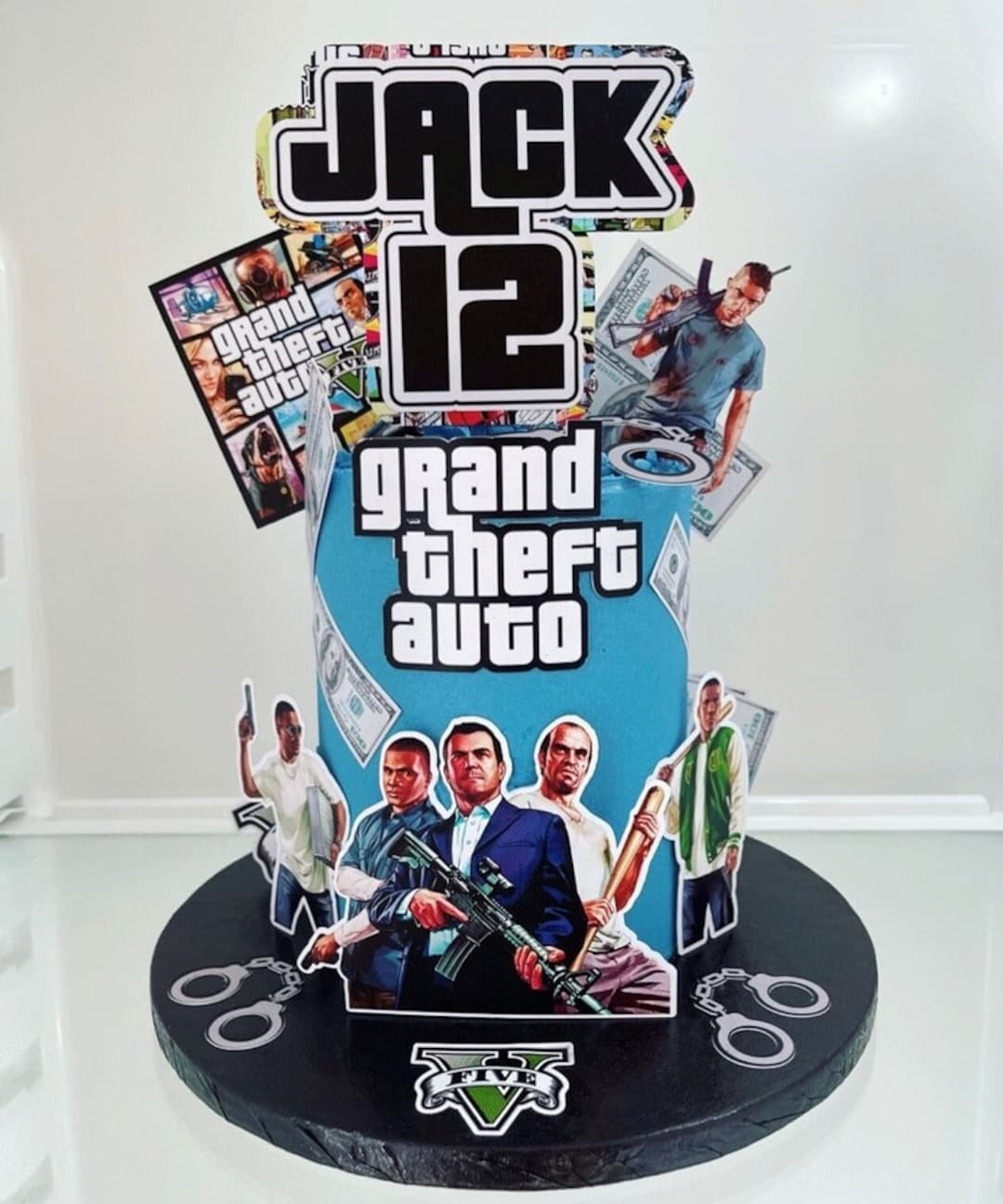 GTA Cake Topper Set, Gaming Cake Topper Set please Read Listing Details ...
