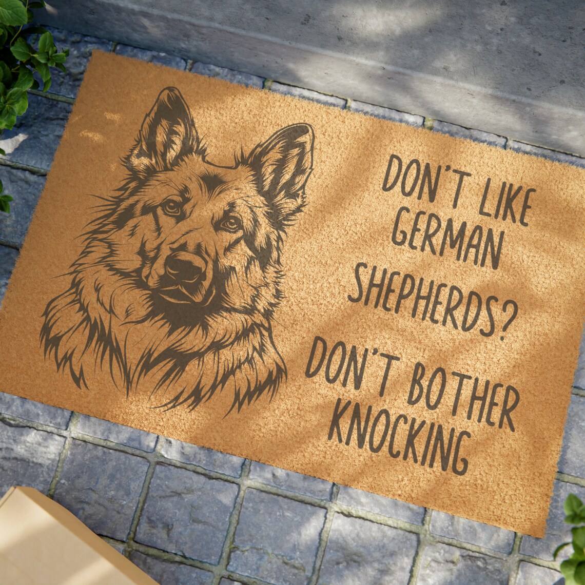 German Shepherd Door Mat, German Shepherd Gift for Shepherd Moms and ...