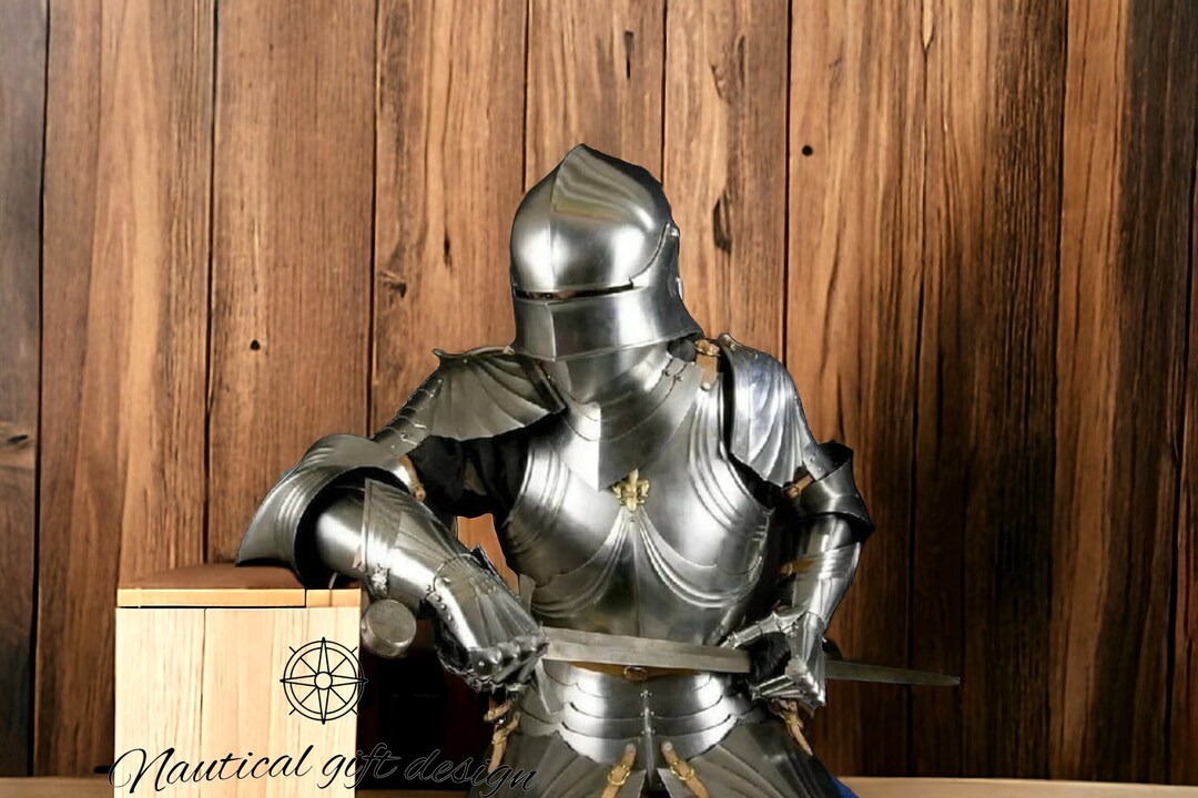 Antique Vintage 15th Century Medieval Gothic Suit Armour, Warrior Full ...