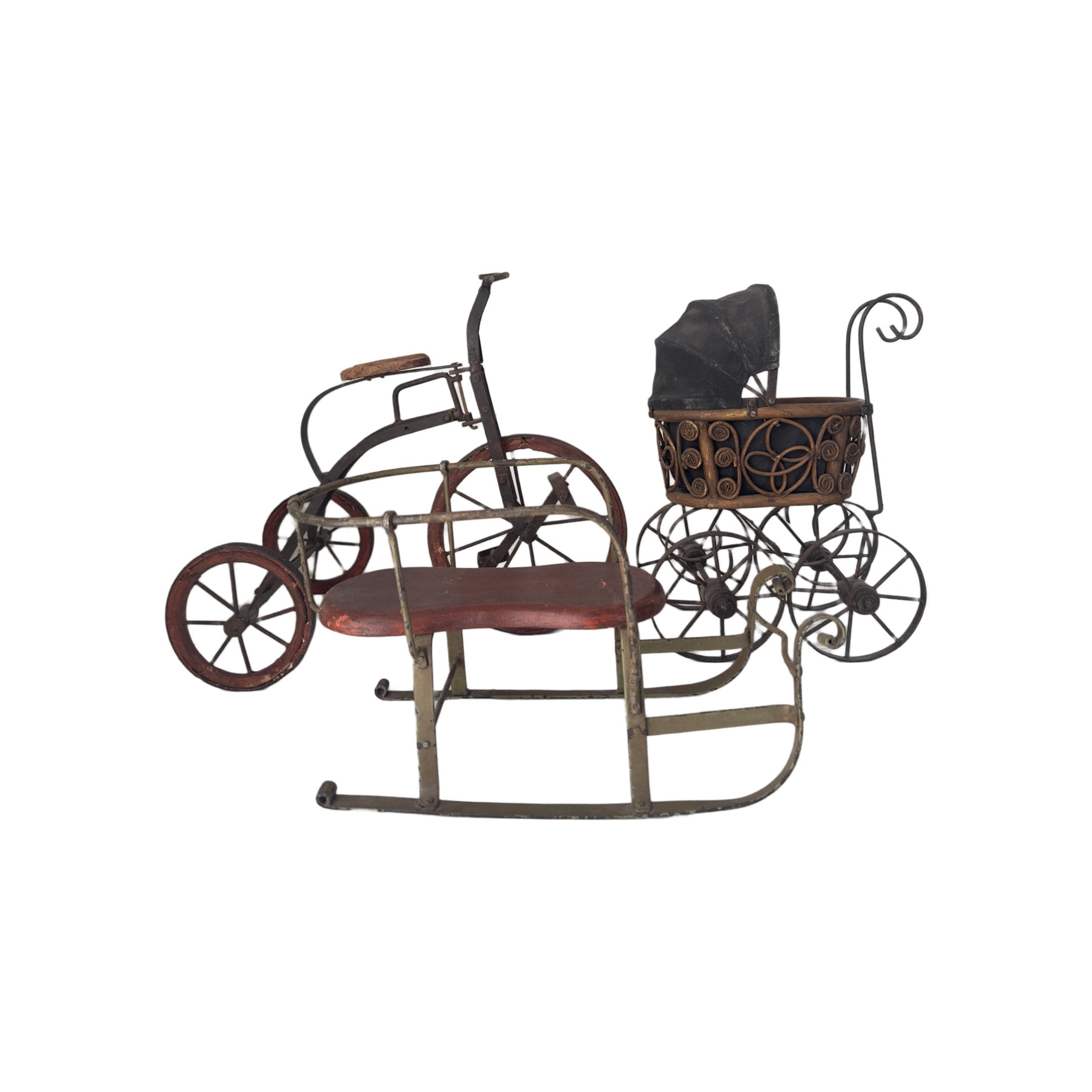 Antique Pram, Sled and Tricycle, Instant Collection - Etsy