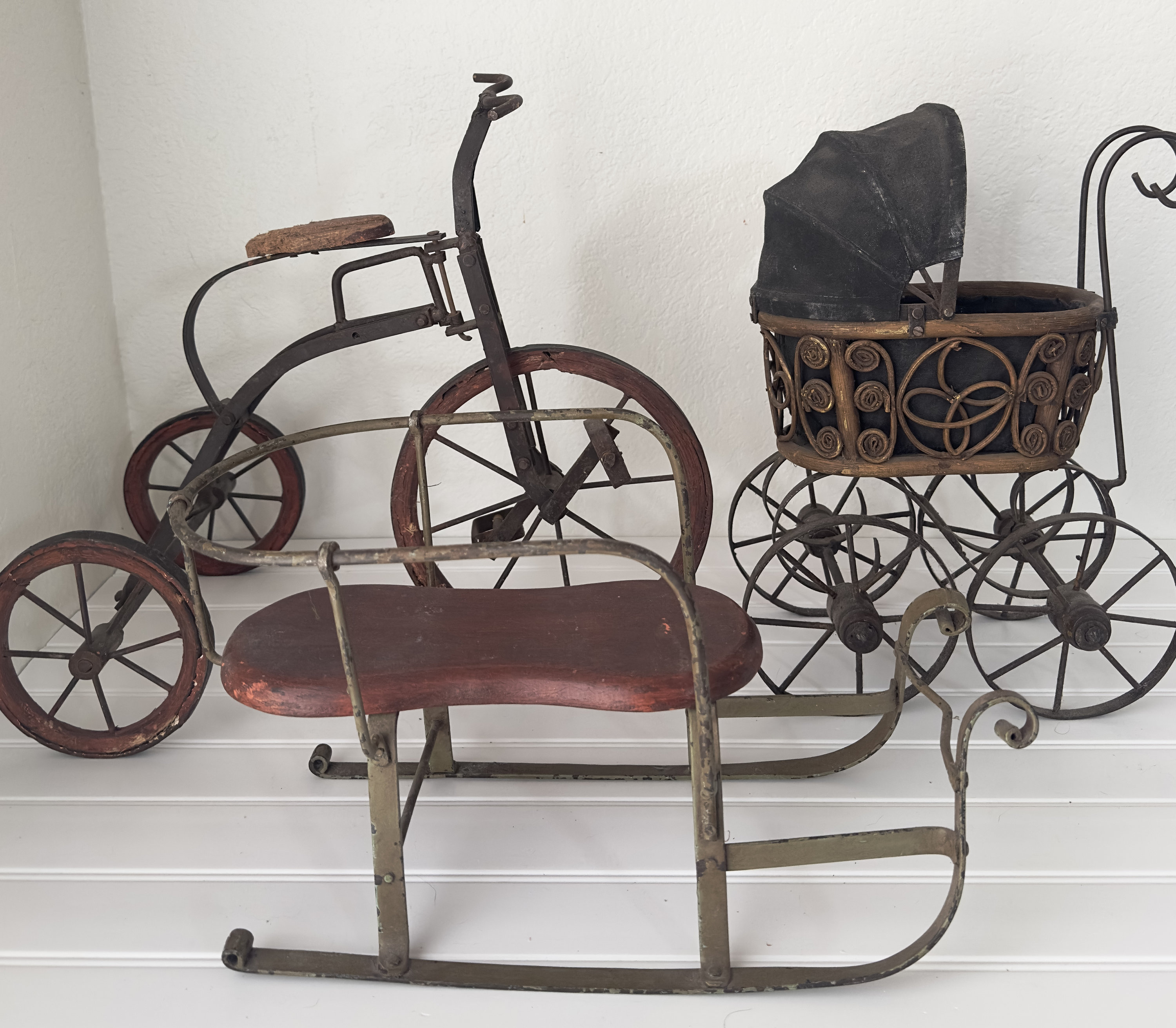 Antique Pram, Sled and Tricycle, Instant Collection - Etsy
