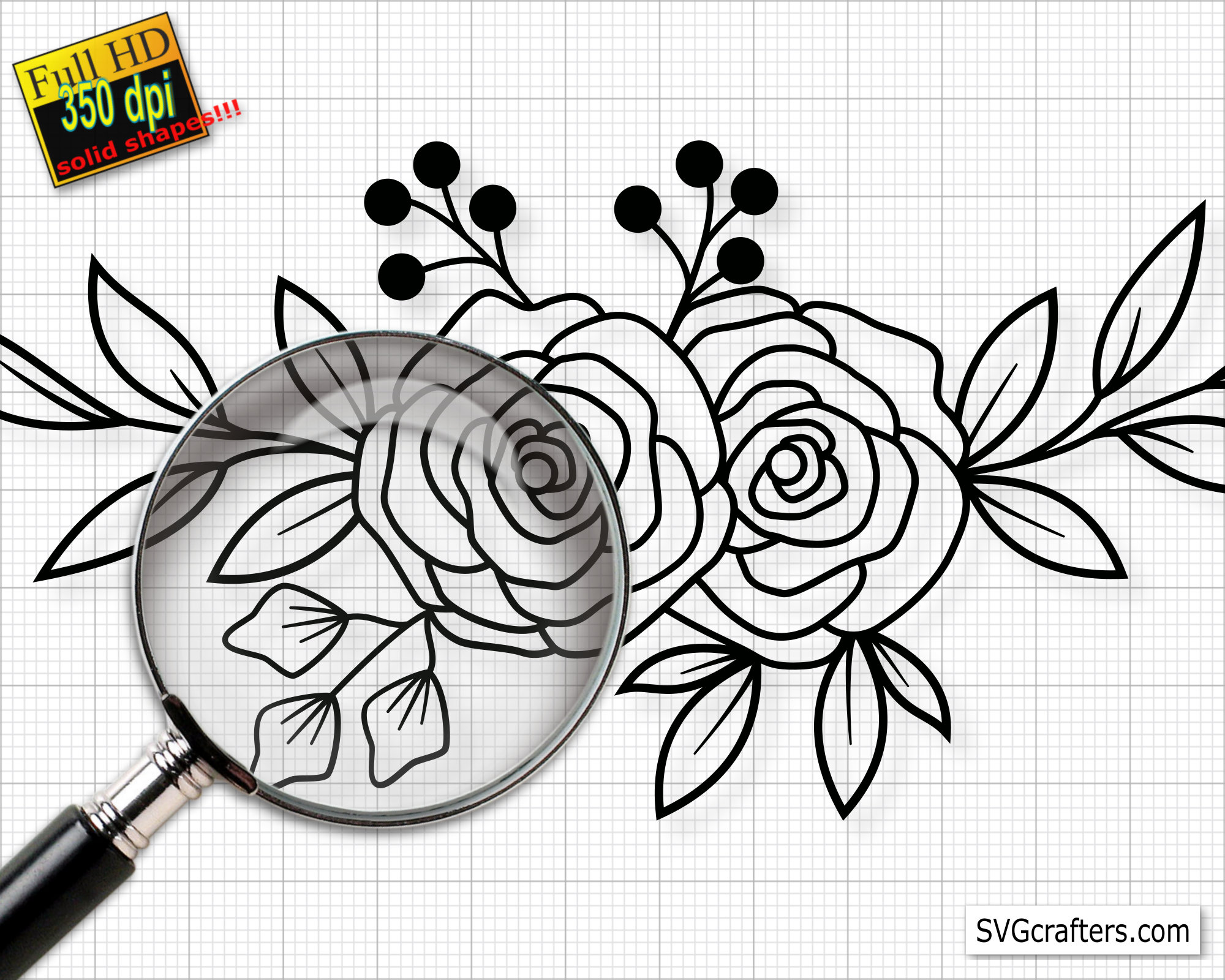 Floral Bouquet Svg Bundle, Cute Flower Svg Bundle, Retro Flowers Svg ...
