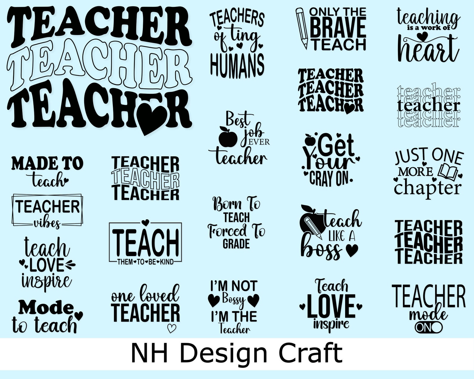 Teacher Svg, Teacher Svg Bundle, Teacher Quote Svg, School Svg, Teacher ...