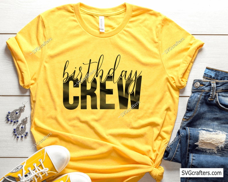 Birthday Crew Svg Birthday Girl Svg Birthday Party Svg - Etsy