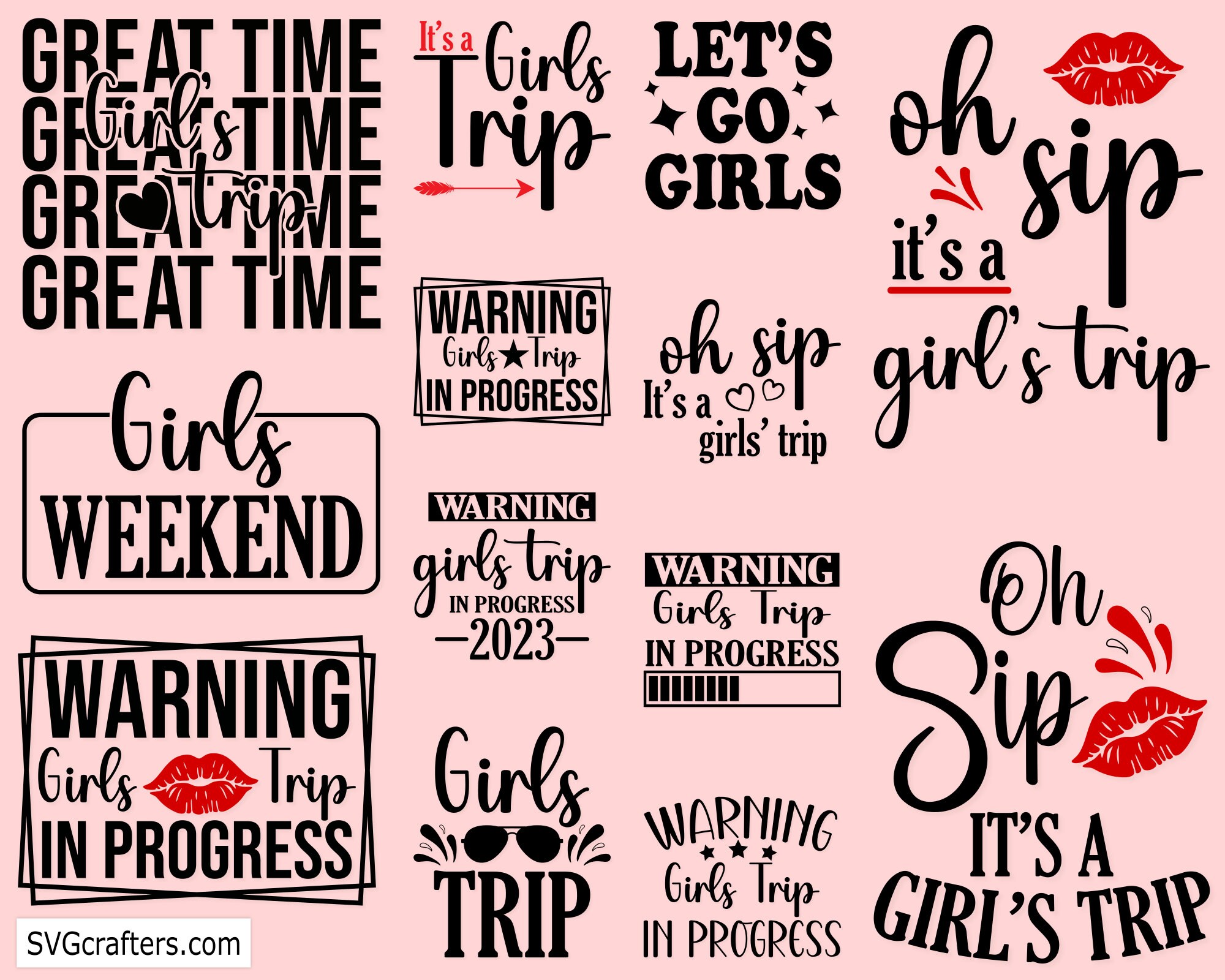 Girls Weekend Svg, Girls Trip Svg Bundle, Girls Trip Svg, Savannah ...
