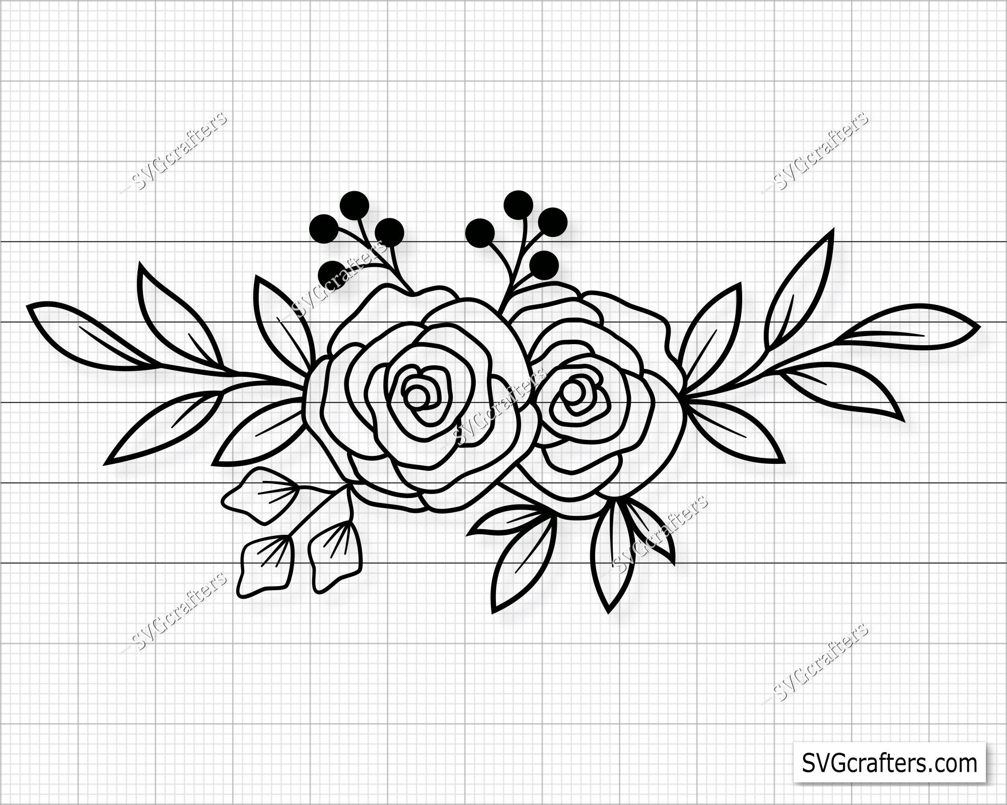 Flower Svg Bundle, Floral Bouquet Svg Bundle, Cute Flower Svg Bundle ...