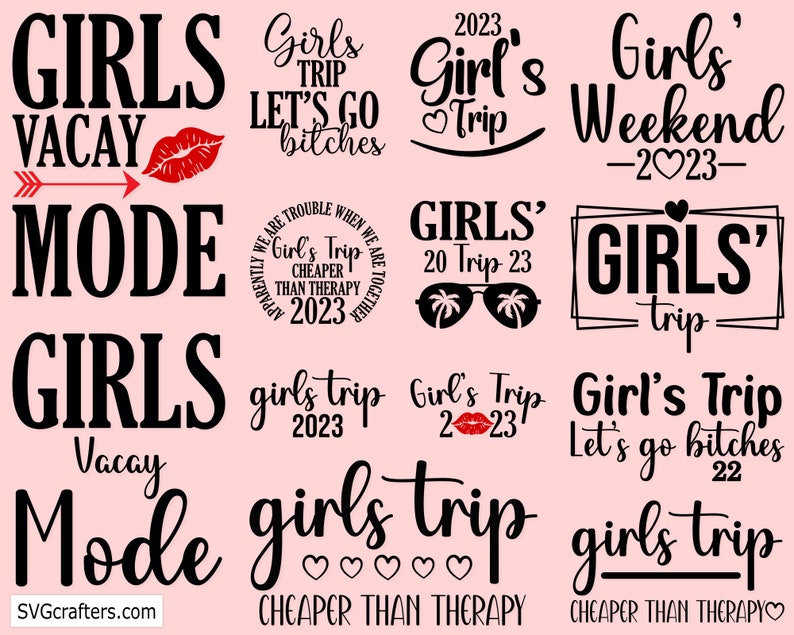 Girls Weekend Svg, Girls Trip Svg Bundle, Girls Trip Svg, Savannah ...