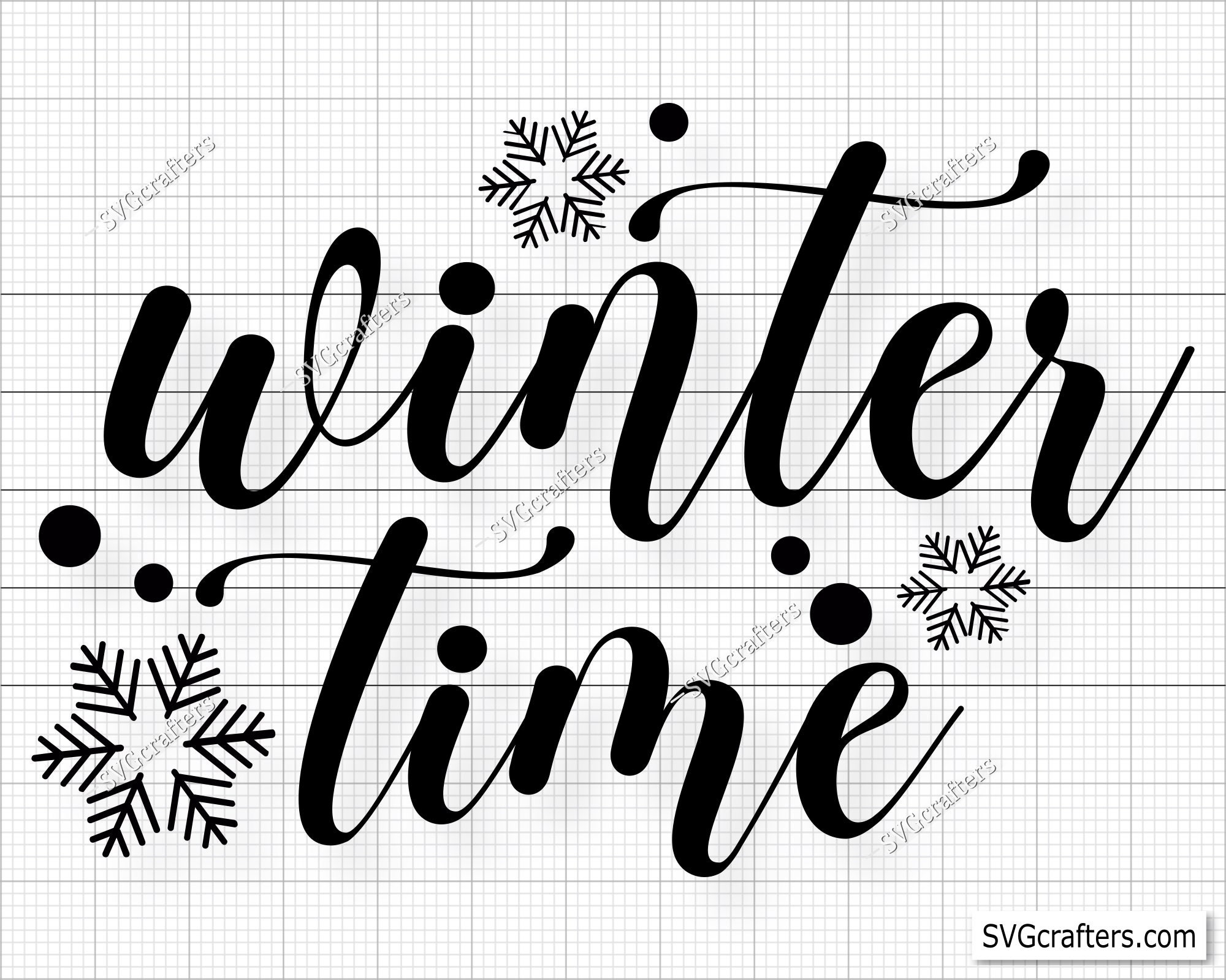 12 Bundle Winter Svg, Snowflake Svg, Winter Svg, Hello Winter Svg ...