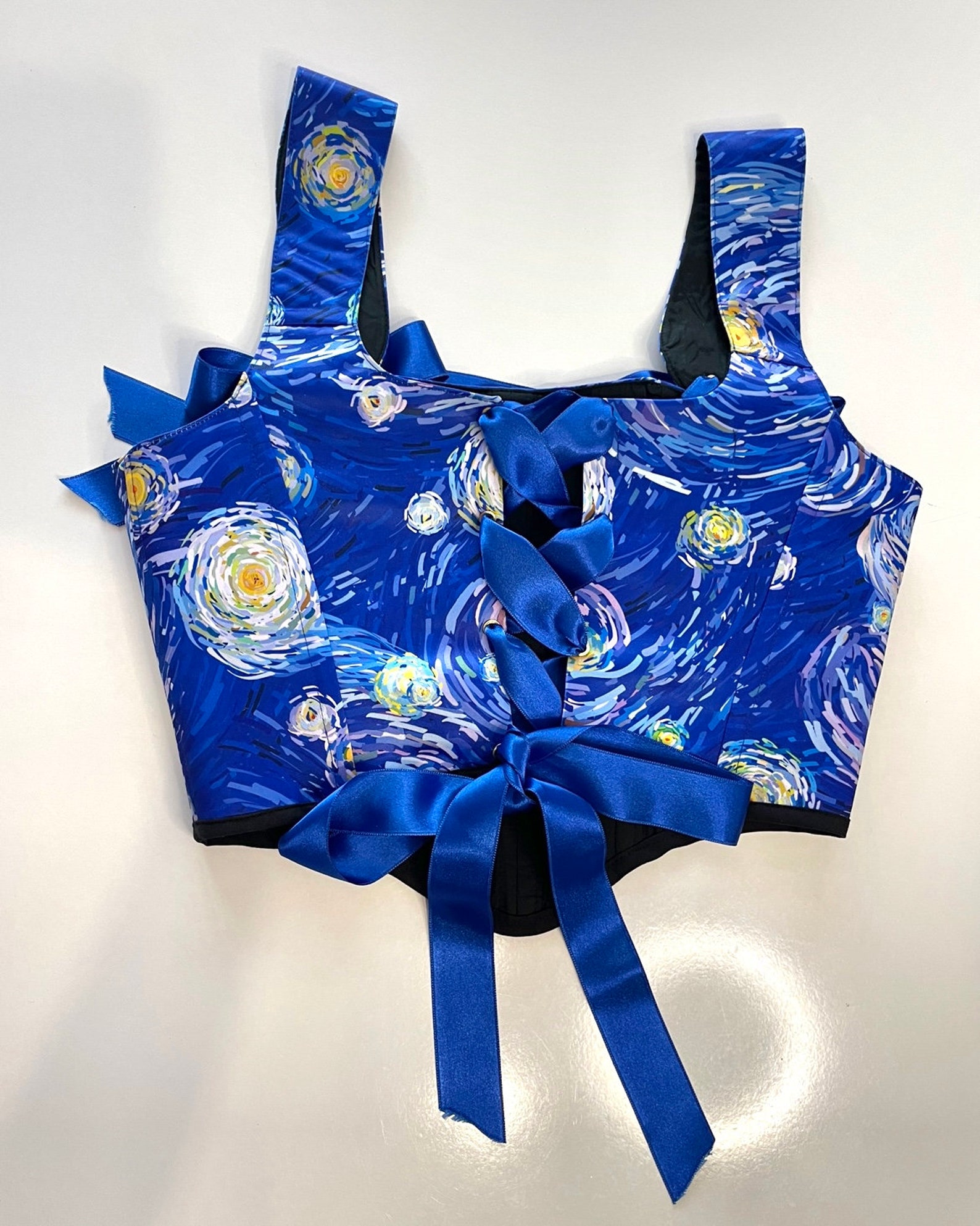 Corset Top Art the Starry Night Vincent Van Gogh - Etsy