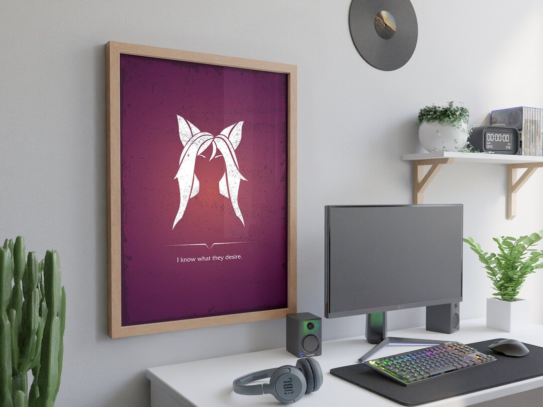 Ahri Poster, League of Legends Ahri Quote, Gaming Wall Art Print, Ahri ...