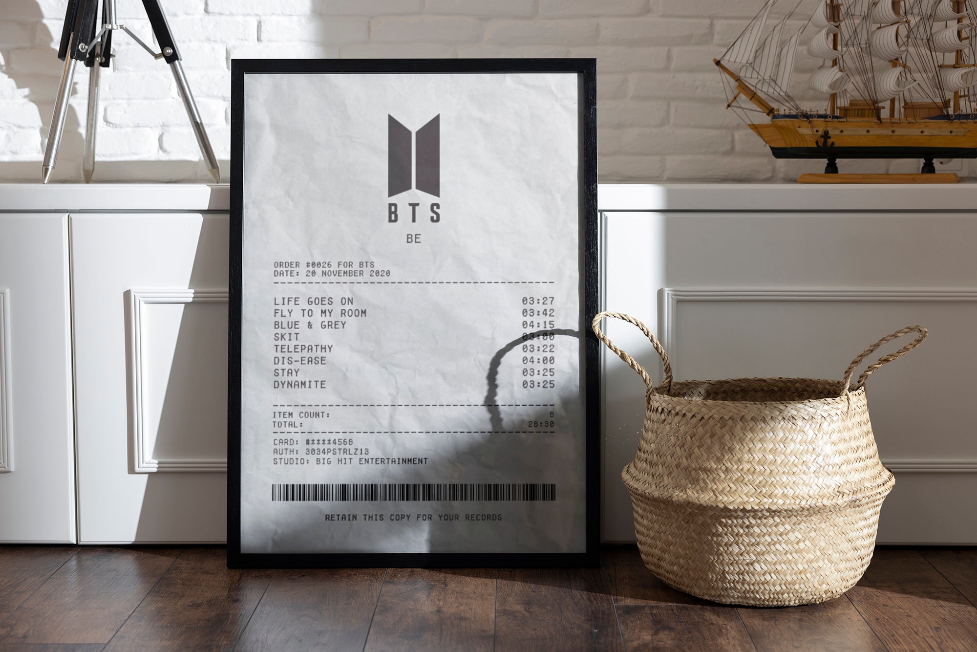 Custom Album Cover Posters Receipt - Personalized Album Poster - Choose ...