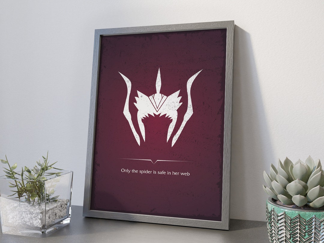 Elise Poster, League of Legends Elise Quote, Gaming Wall Art Print ...