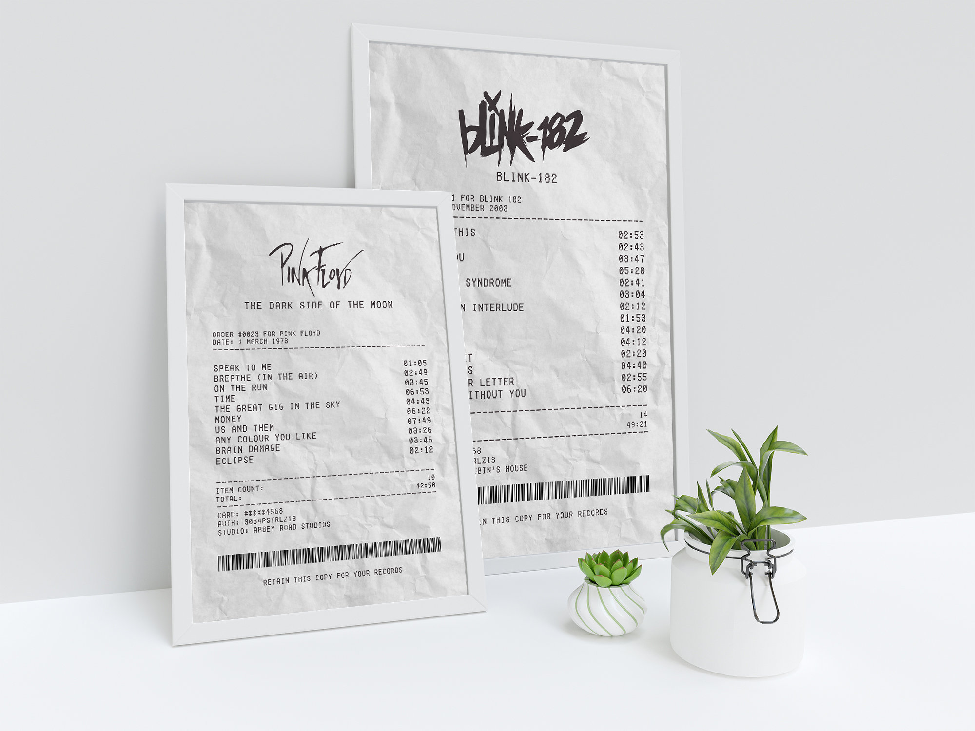 Custom Album Cover Posters Receipt - Personalized Album Poster - Choose ...