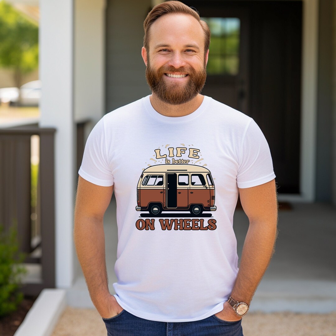Van Life Camper Van Shirt Road Trip Adventure Tshirt Retro - Etsy