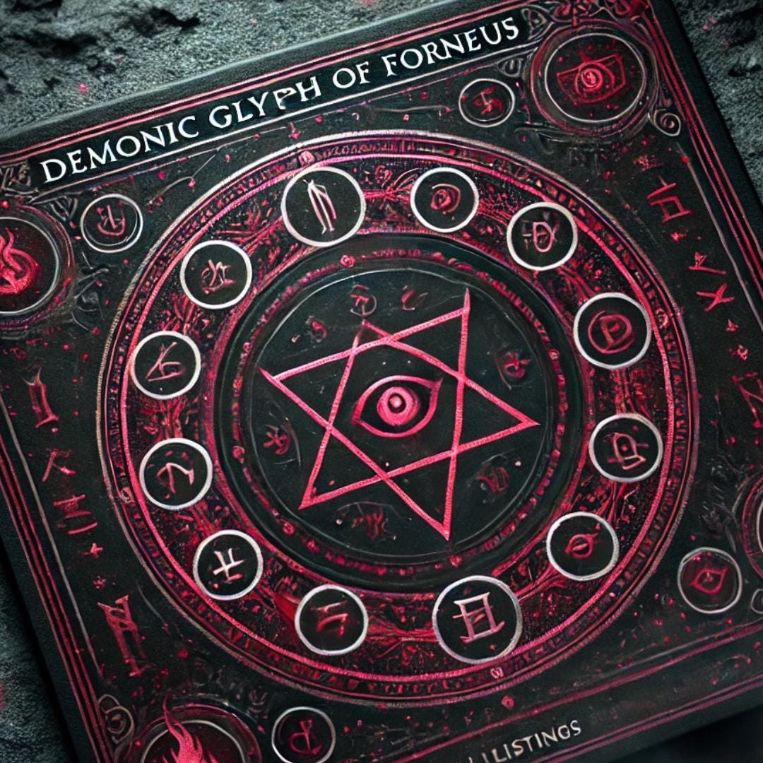 Forneus Sigil – Channeled and Digitally Charged Demonic Glyph for ...