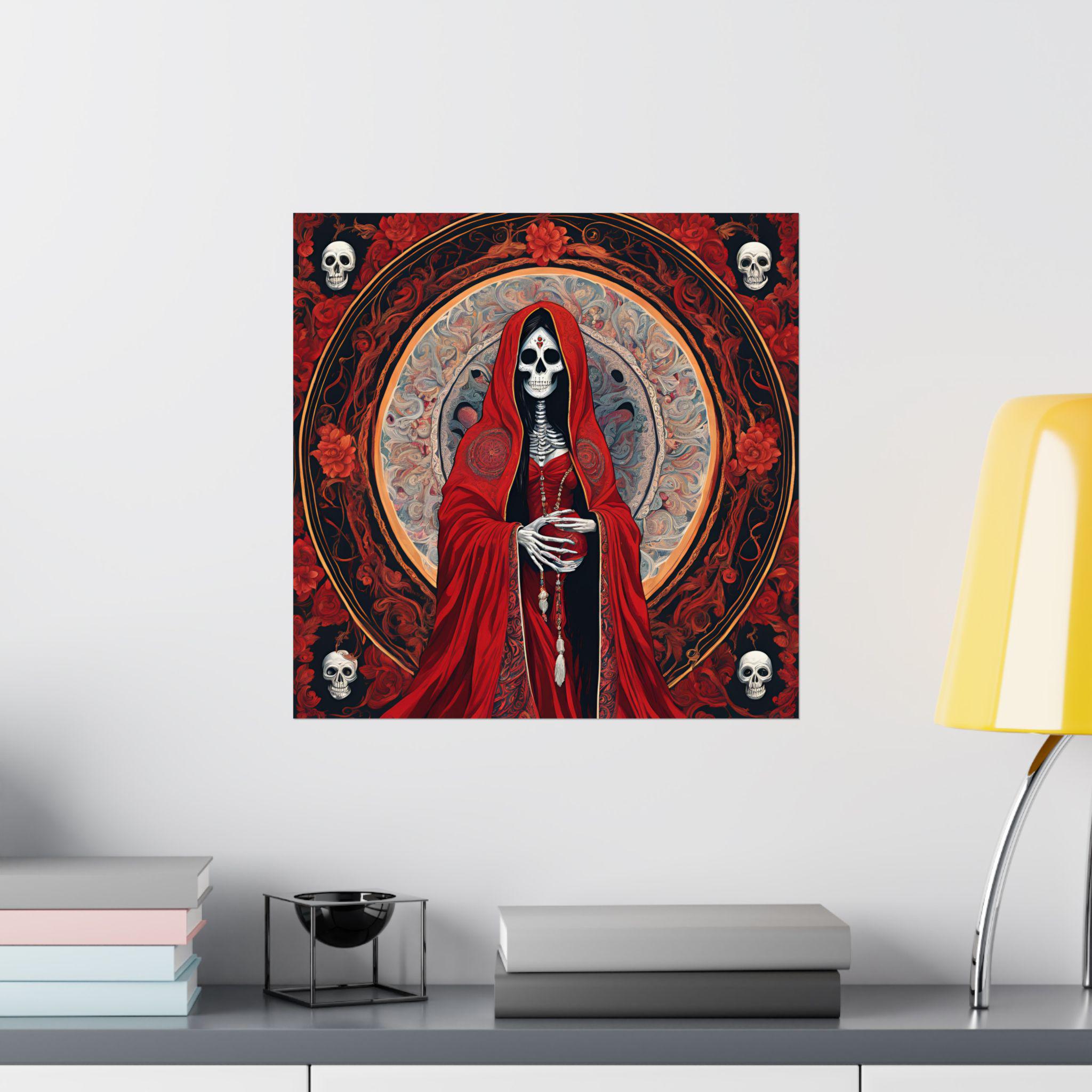 Red Santa Muert Red Santisima Muerte - Etsy