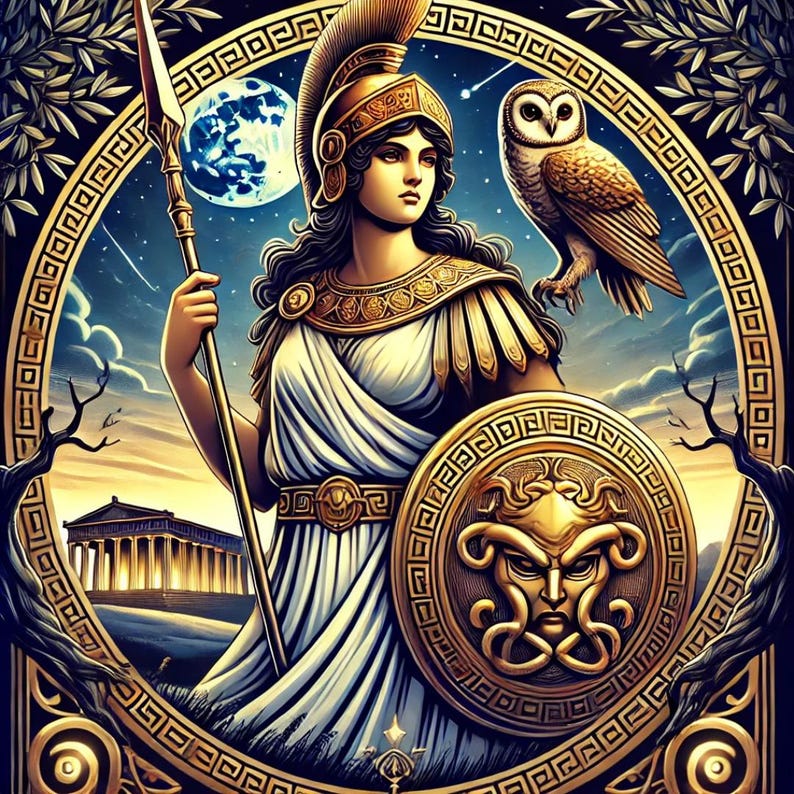 Athena Attunement Grimoire, Greek Goddess of Wisdom and Strategy ...