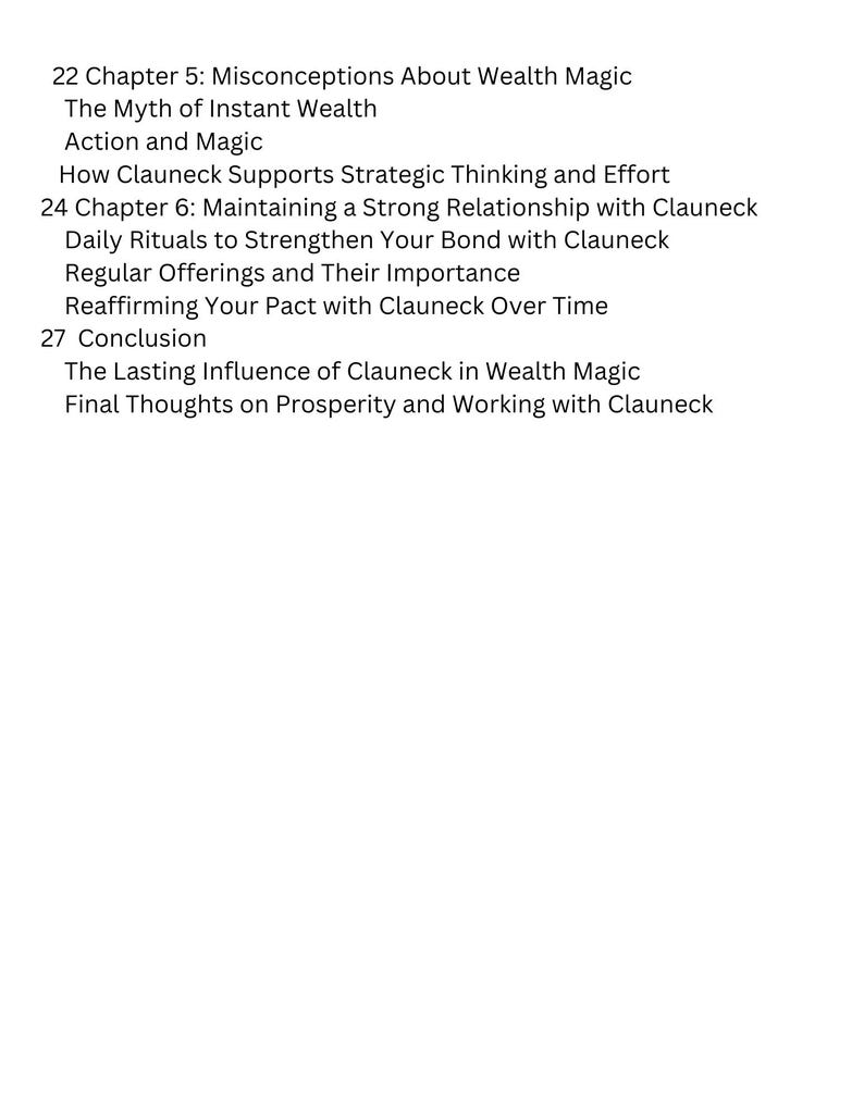 The Wealth Magic of Clauneck: A Guide to Demonic Money Spells and ...