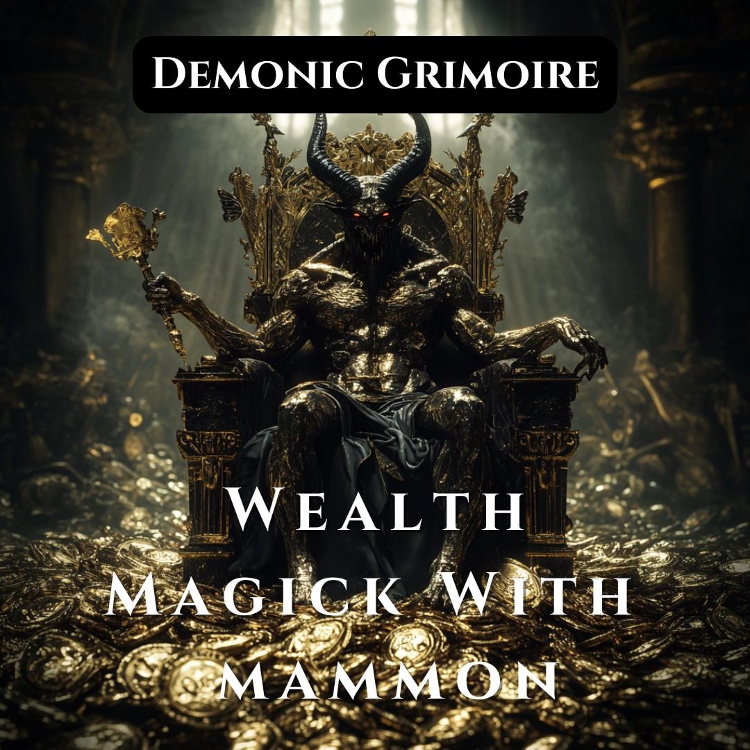 Mammon's Grimoire: Forbidden Secrets of Wealth and Infernal Power - Etsy