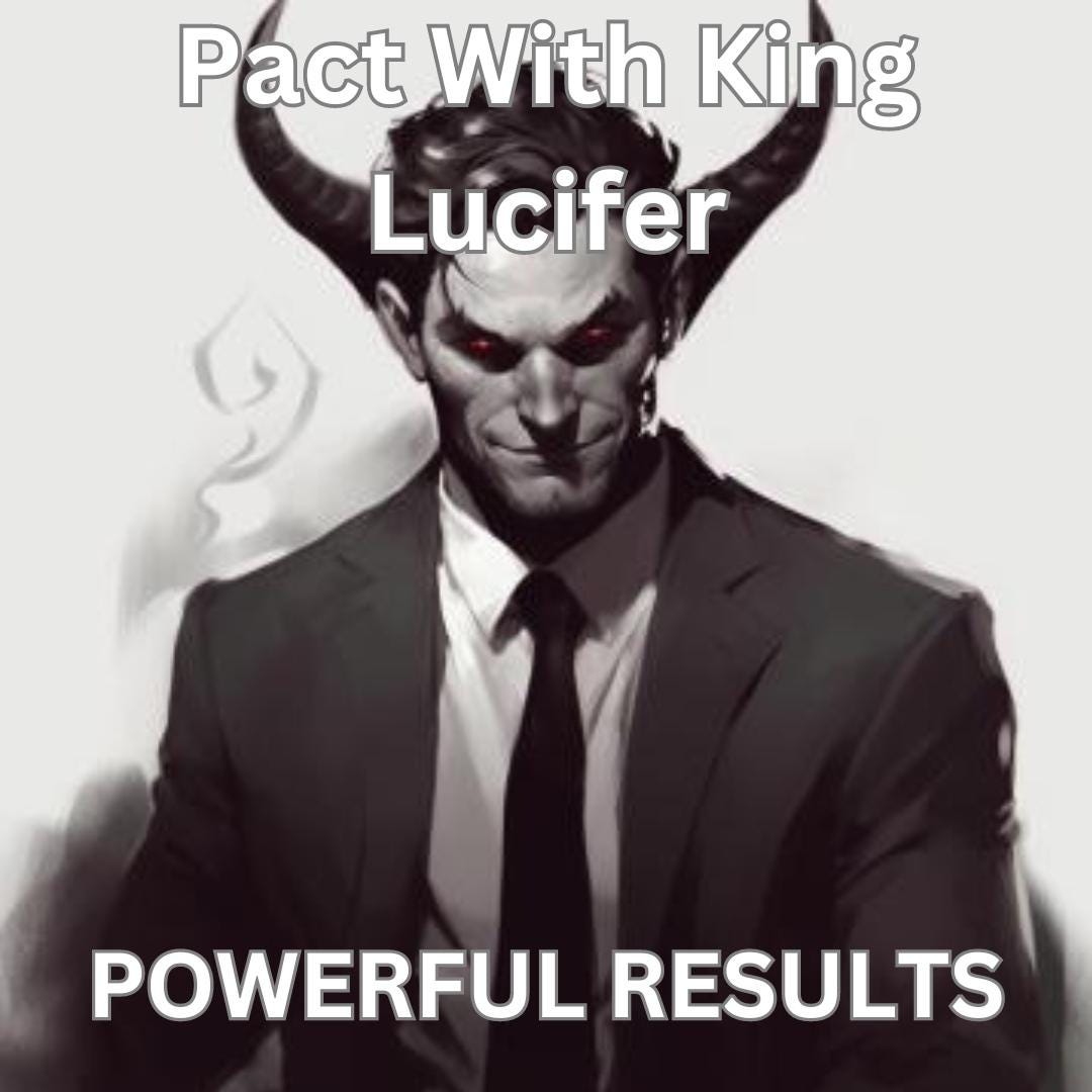 Demonic Pact With Lucifer, Lucifer Demon Pact, Pact With Lucifer,king ...
