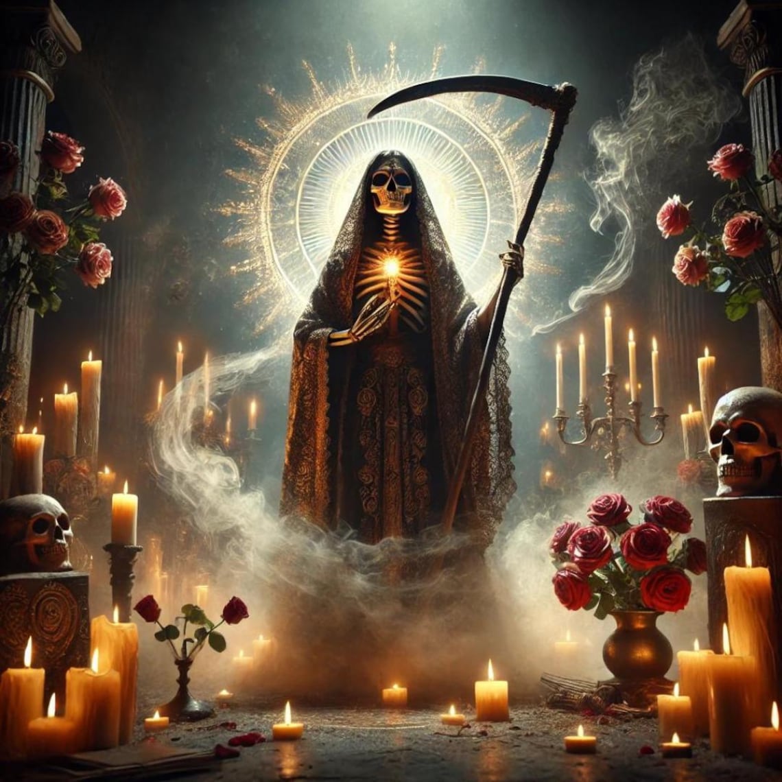 Santa Muerte Channeled Message - Spiritual Reading - Etsy