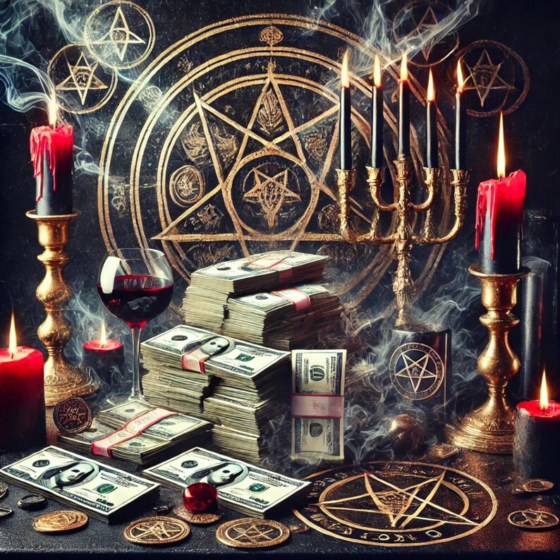 Satanic Dominion: Mastering Money Magick | Occult Grimoire for Wealth ...