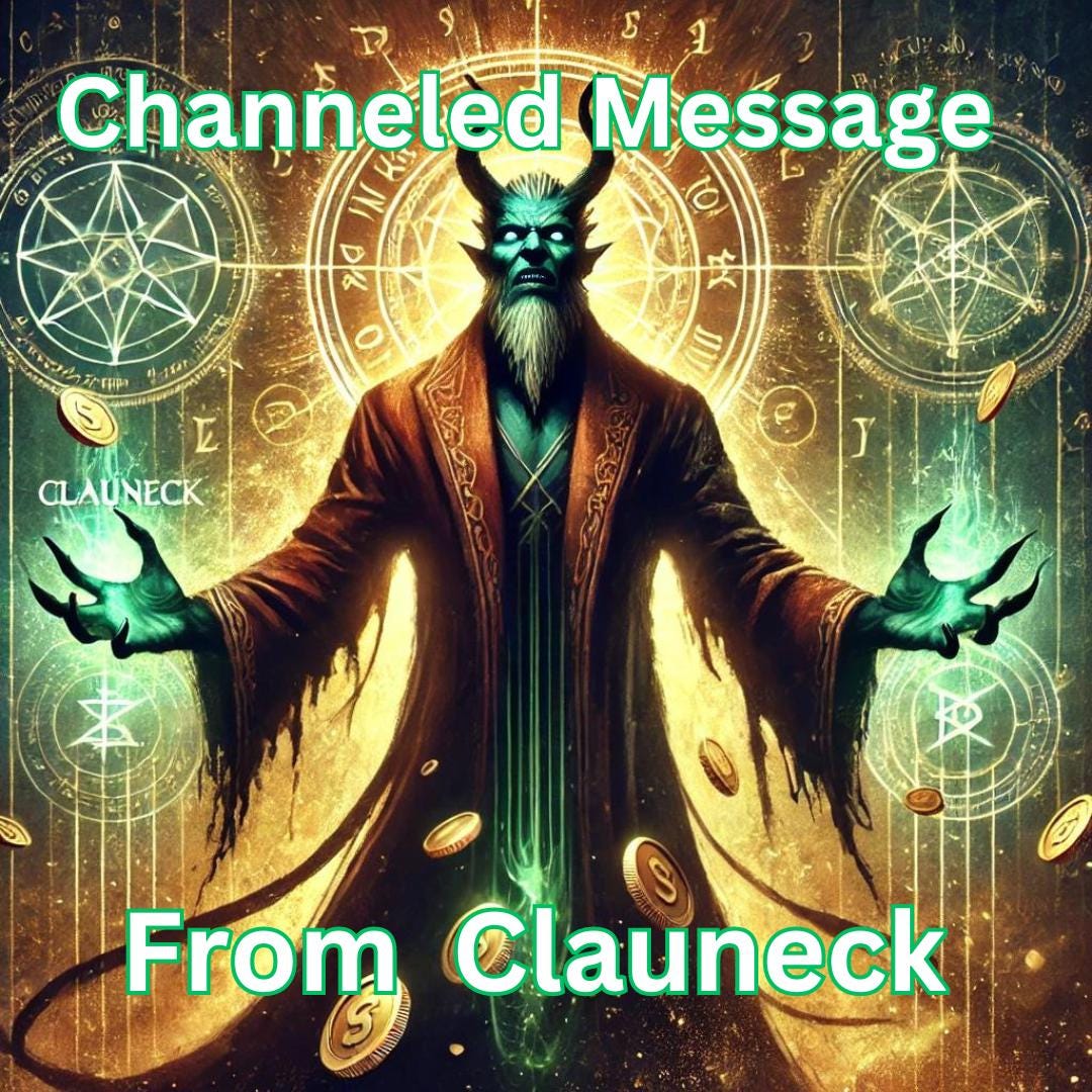 Clauneck: A Channeled Message From the Demon of Wealth and Prosperity ...