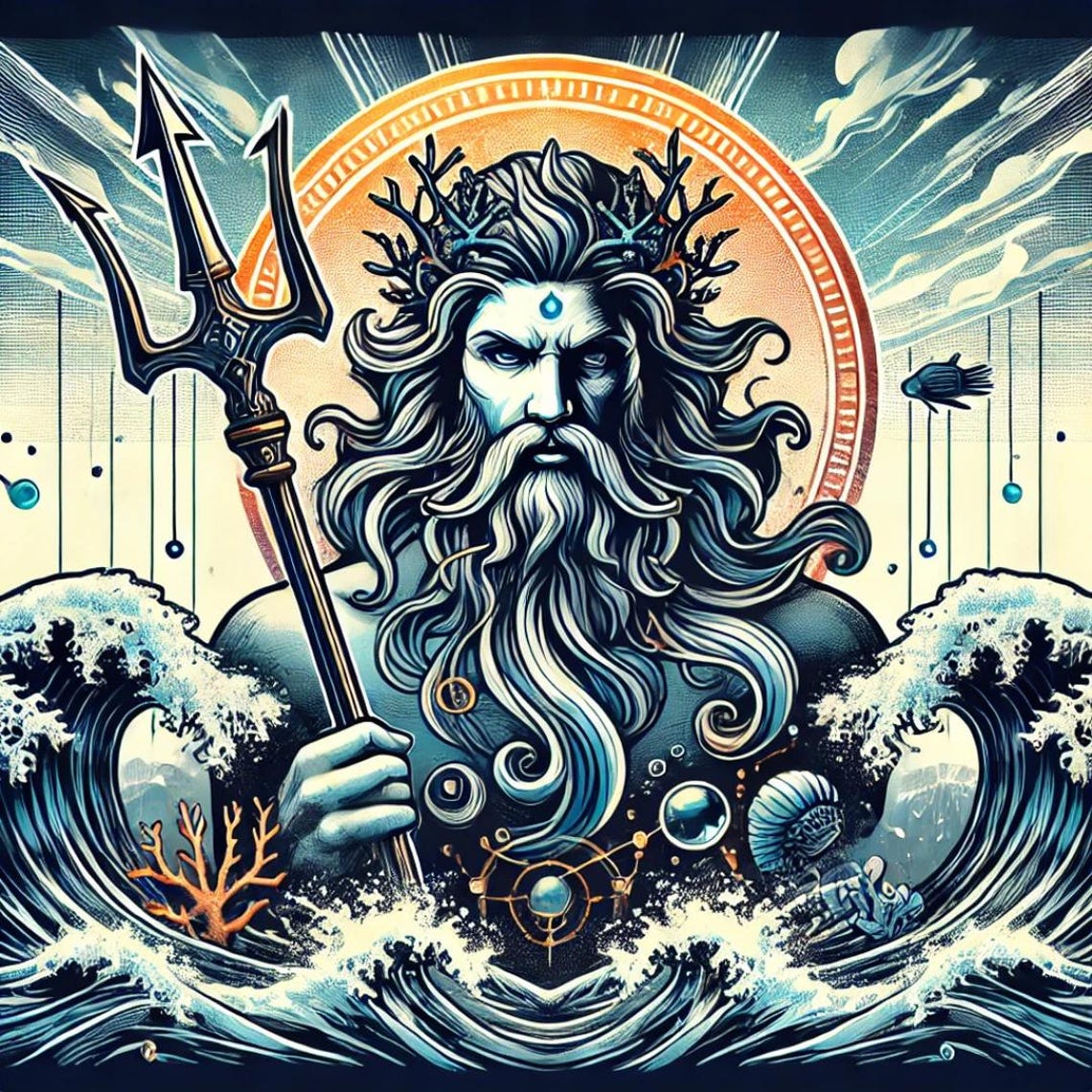 Poseidon Attunement Grimoire, Greek God of the Sea, Rituals for ...