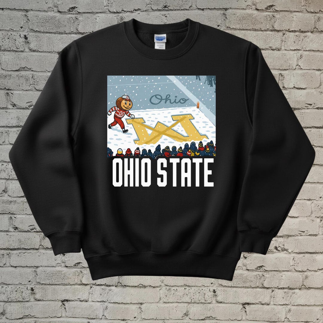 OSU X Michigan Crewneck or T-shirt - Etsy