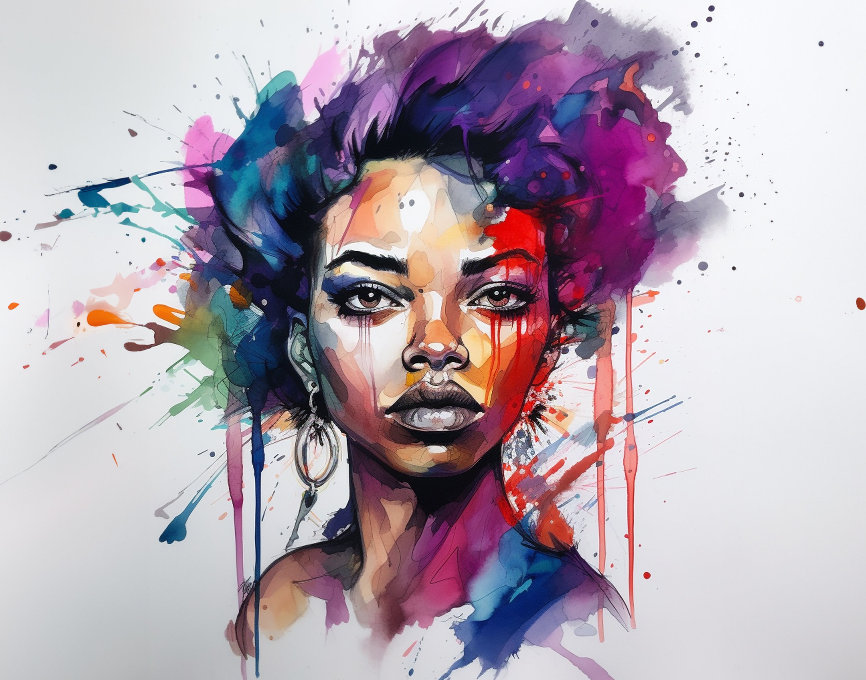Female Portrait Art