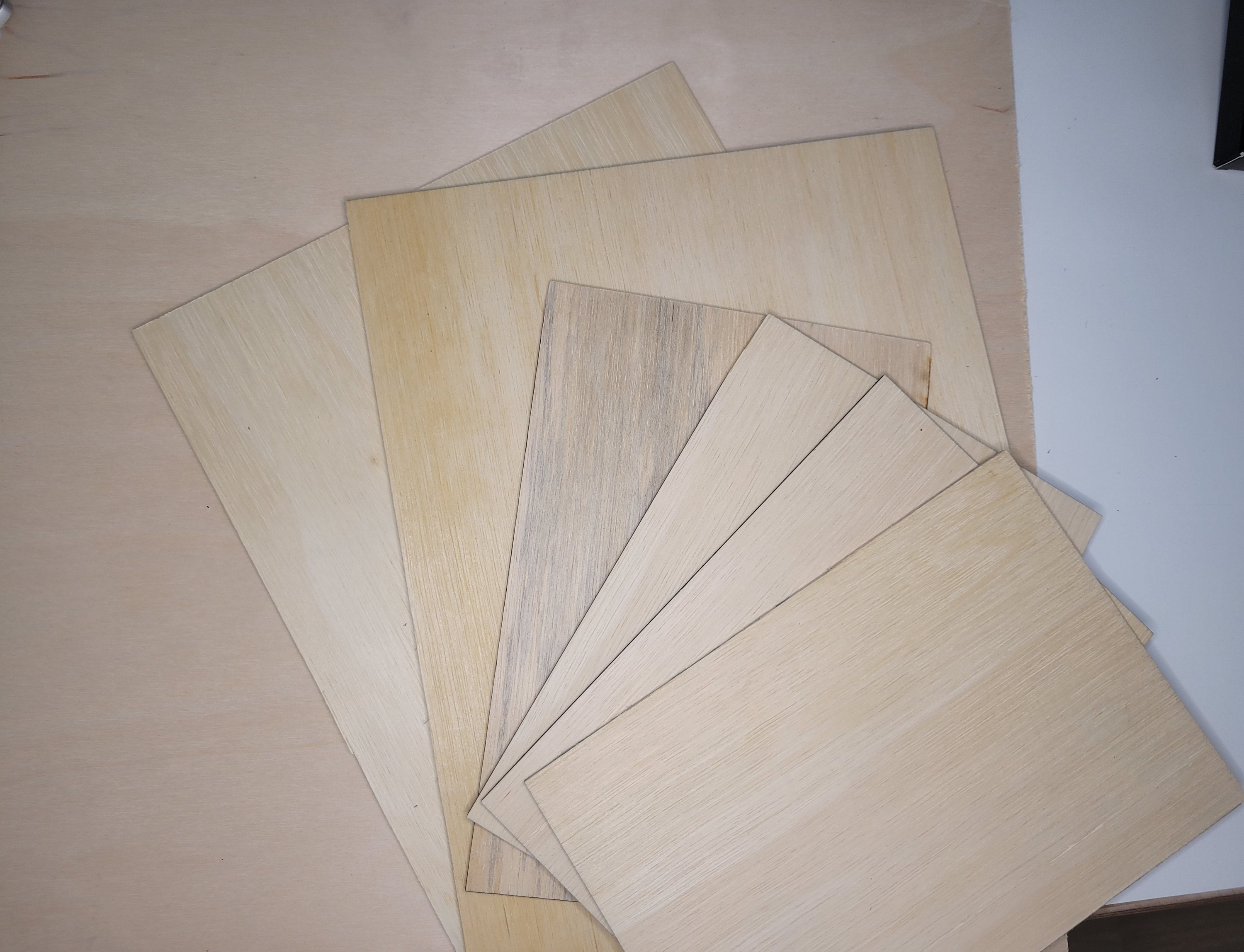 Baltic Birch Sheets Glow Forge Ready Premium Wood 3mm or 5mm Sheets A5 ...