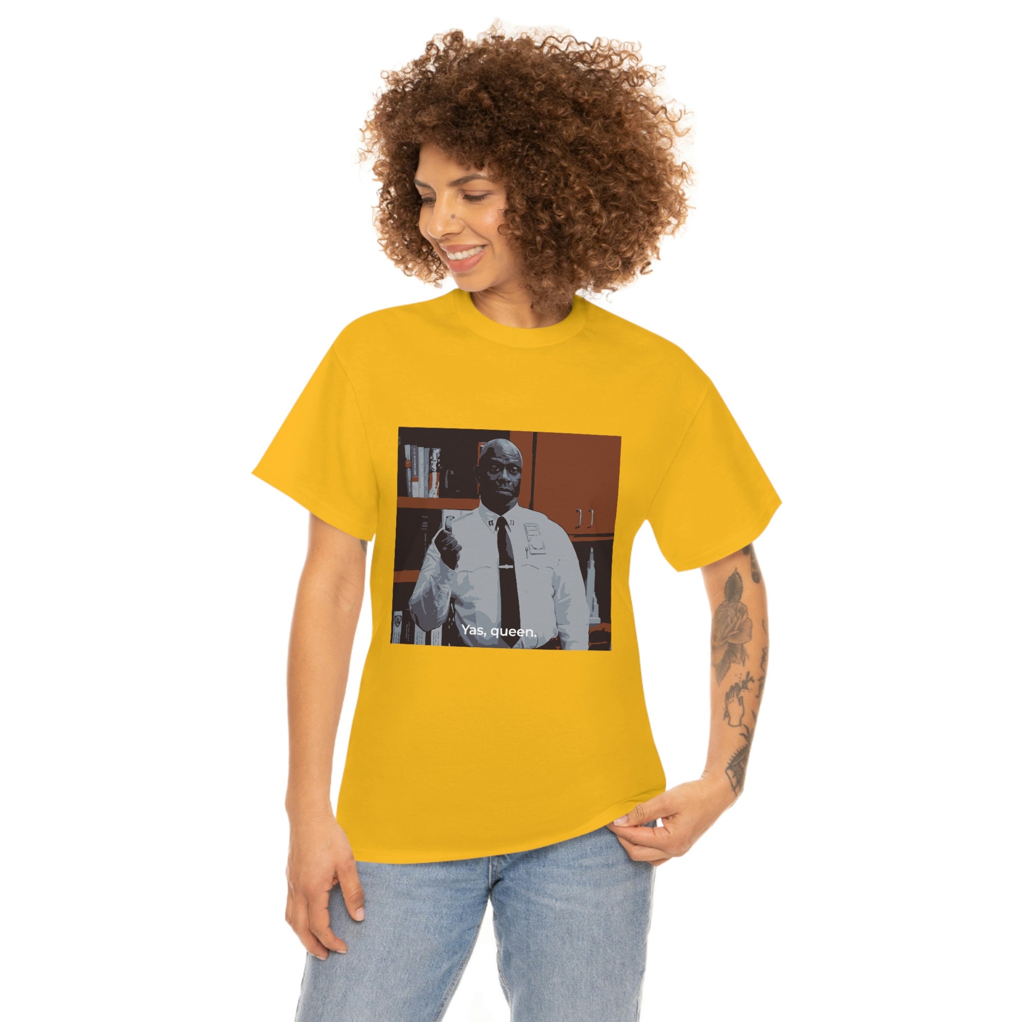 Captain Holt Yas Queen Brooklyn 99 Unisex Heavy Cotton Tee - Etsy