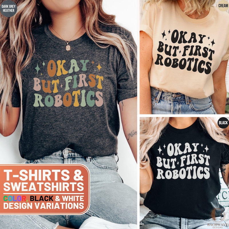 Robot T Shirt - Etsy