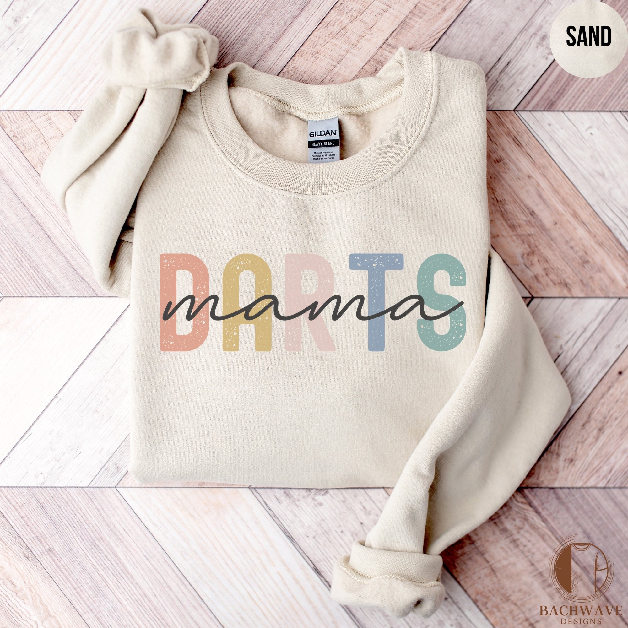 Vintage Darts Mama Shirt, Cute Darts Mom Sweatshirt, Retro Darts Crew T ...