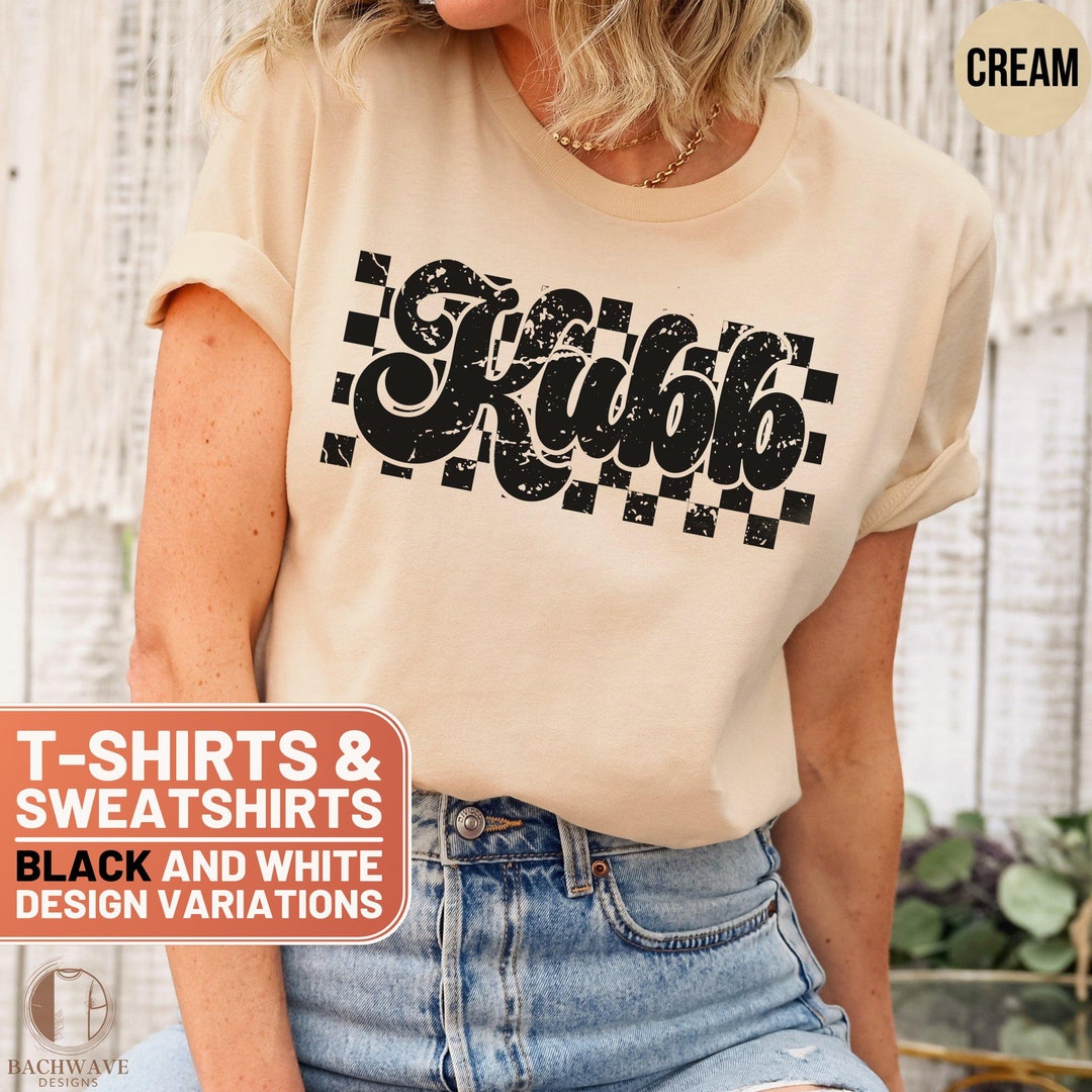 Checkered Kubb Graphic Tee, Vintage-inspired Casual Shirt, Unisex Kubb ...