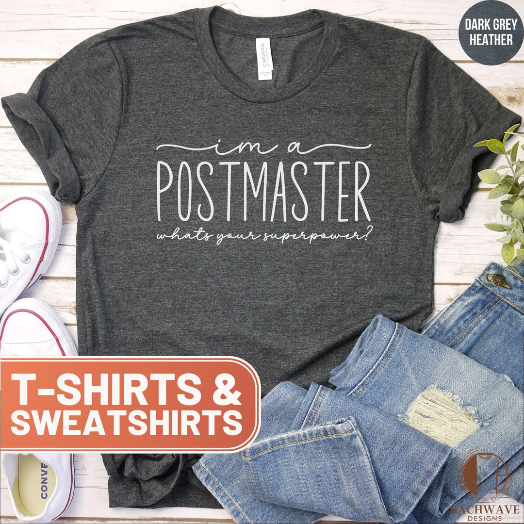 Funny Postmaster Shirt, T-shirt, Tee, Gift, Sweatshirt, Crewneck ...