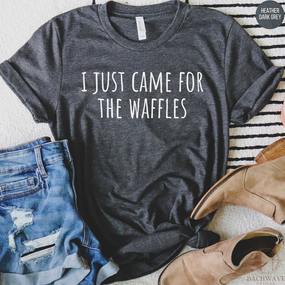 Waffle Shirt, Waffle Lover Tshirt, Cute Sarcastic Waffle T-shirt, Funny ...