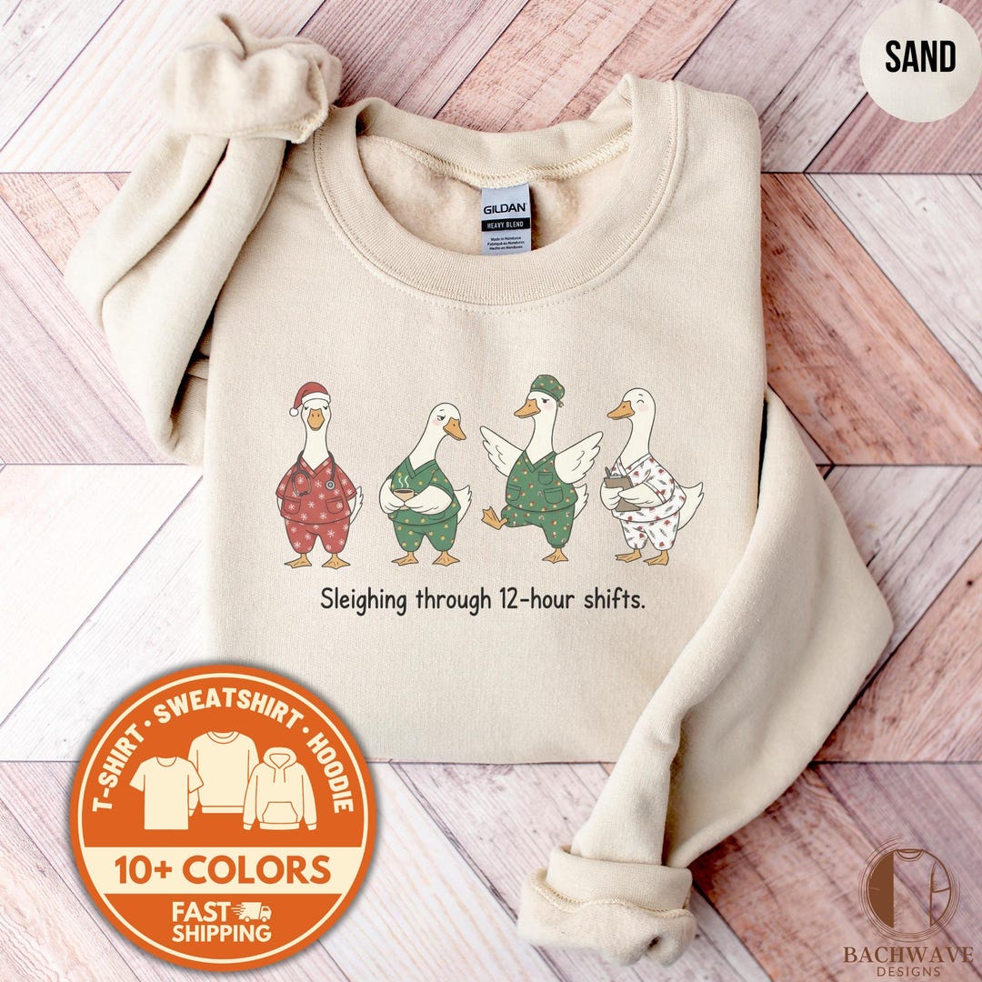 Nurse Goose T-shirt, Doctor Goose Sweatshirt, Funny Medical Goose ...