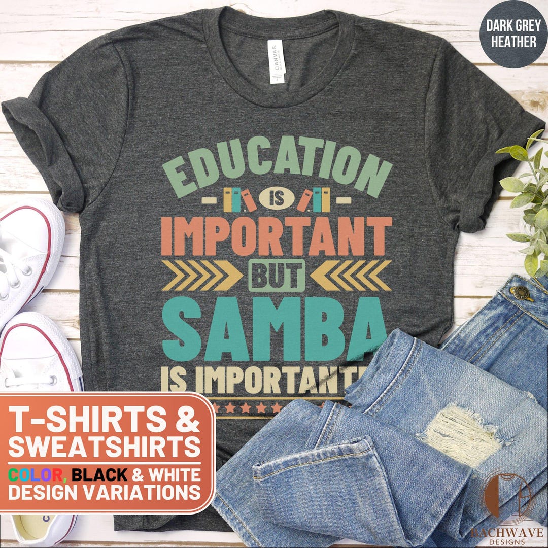 Funny Samba Shirt, Cute Samba Crewneck Sweatshirt, Retro Samba Gift Tee ...