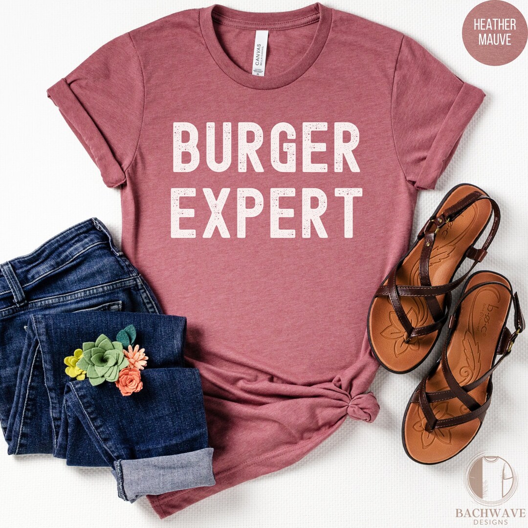 Burger Lover Shirt, Cute Sarcastic Burger T-shirt, Funny Cheeseburger ...