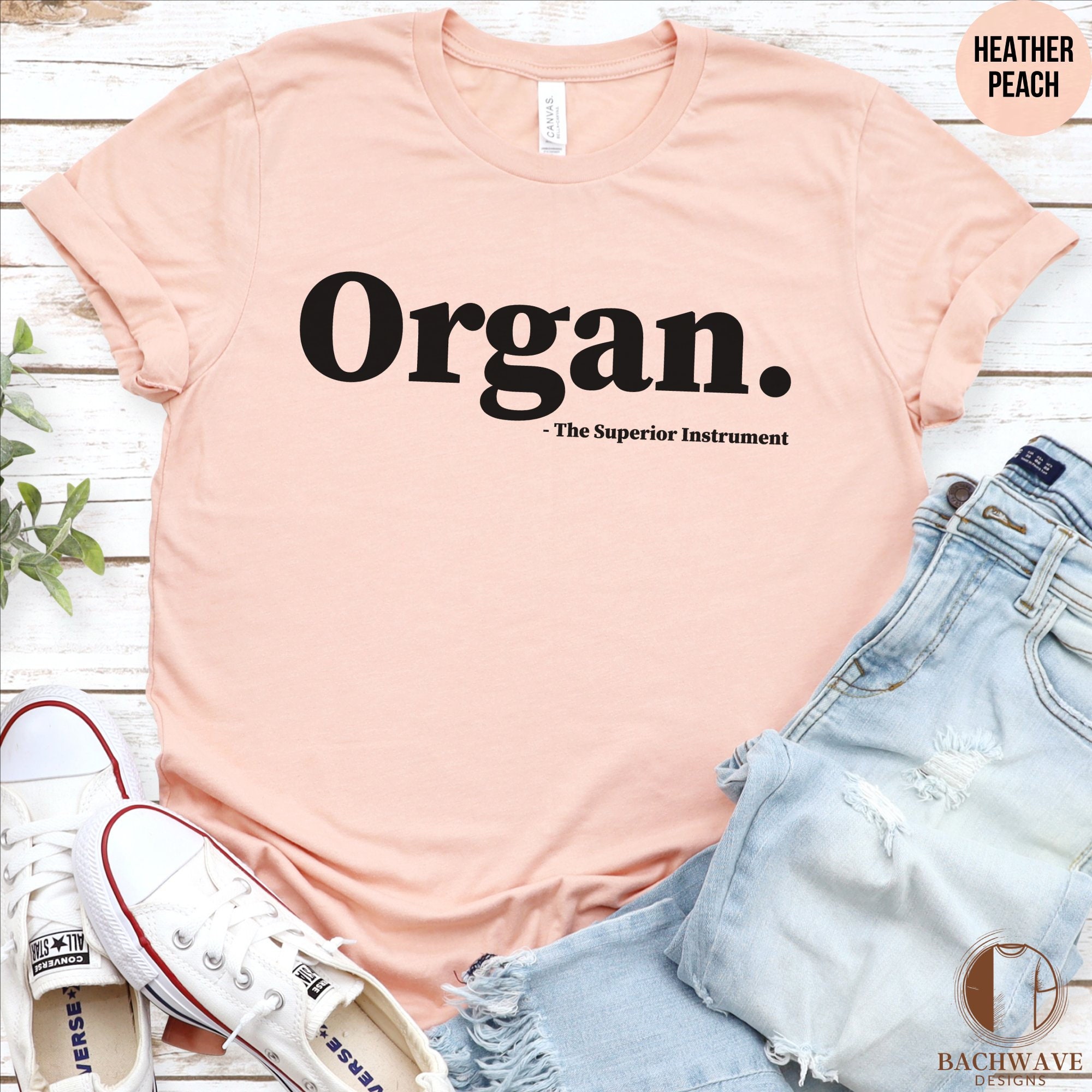Organ T-shirt Music Lover Gift, the Superior Instrument Tee, Unisex ...