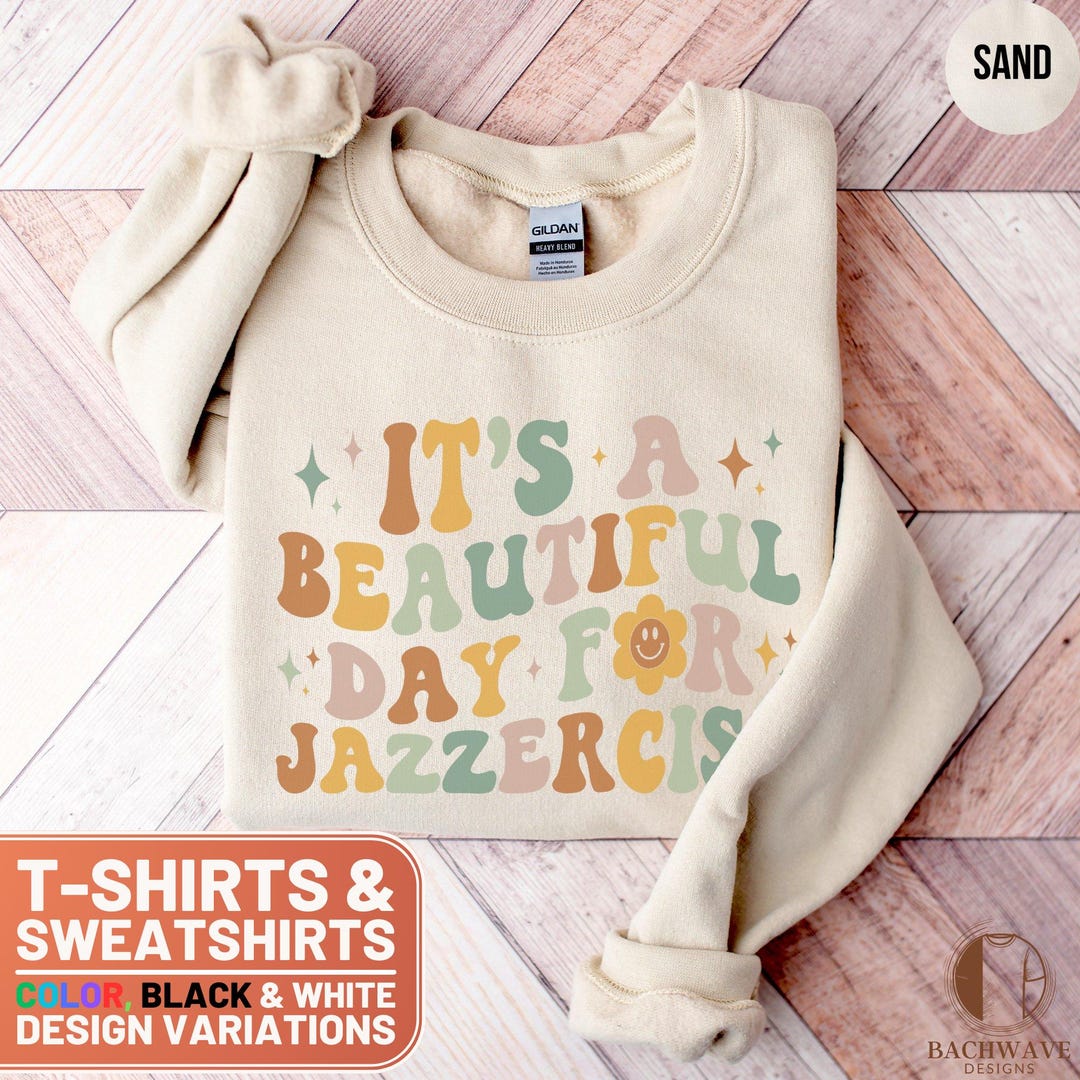 Jazzercise T-shirt, Retro Workout Tee, 70s Exercise Top, Groovy ...