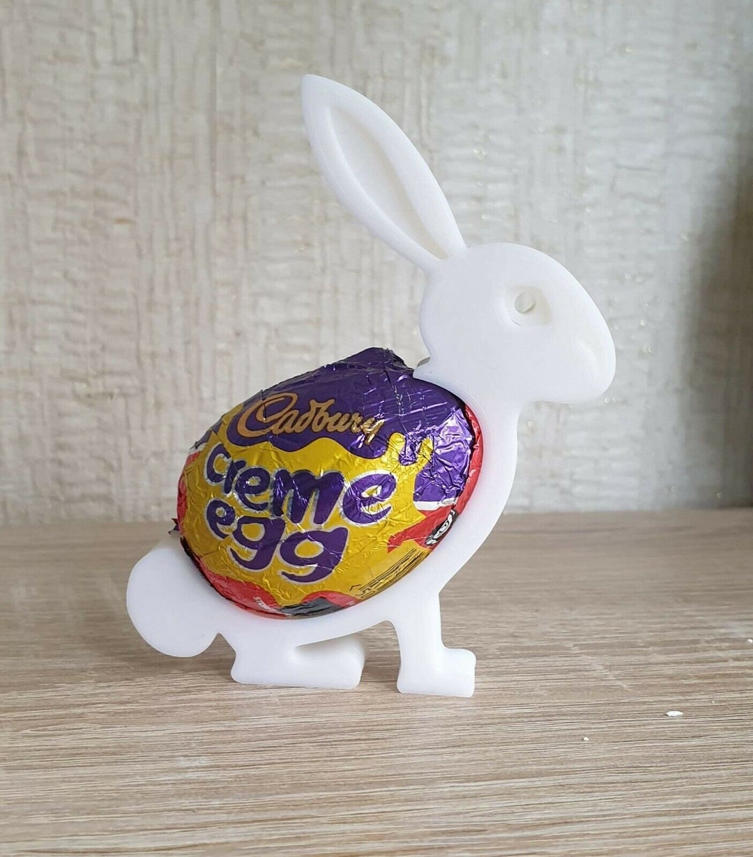 3D Printed Easter Egg Creme Egg Bunny Rabbit Holder Gift - Etsy