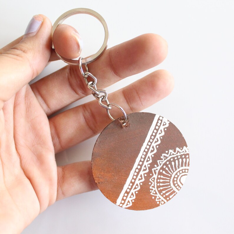 Warli Art Keychain ( Set of 4) - Etsy
