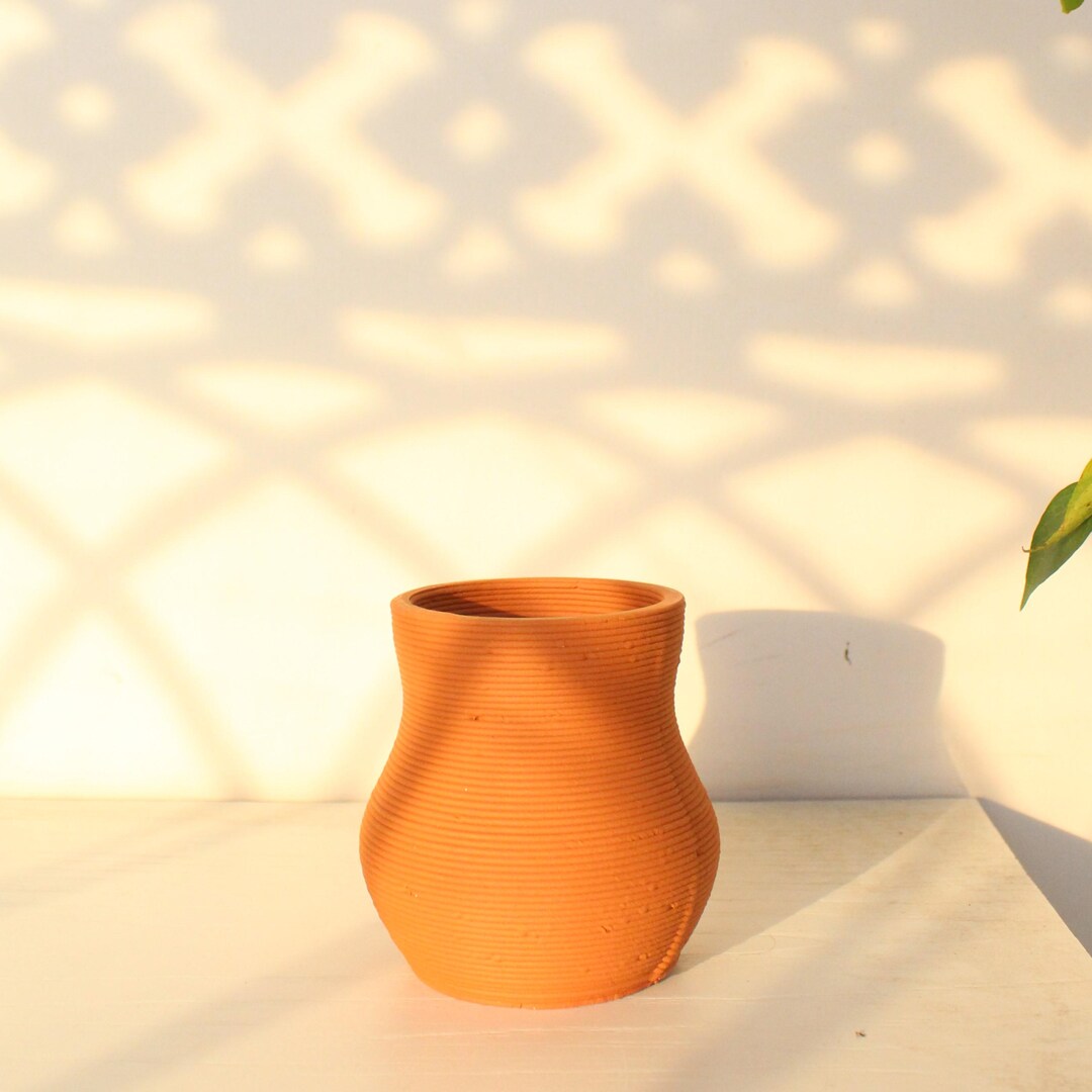 Terracotta Mini Matka Vase | Byora Homes | Terracotta - Etsy